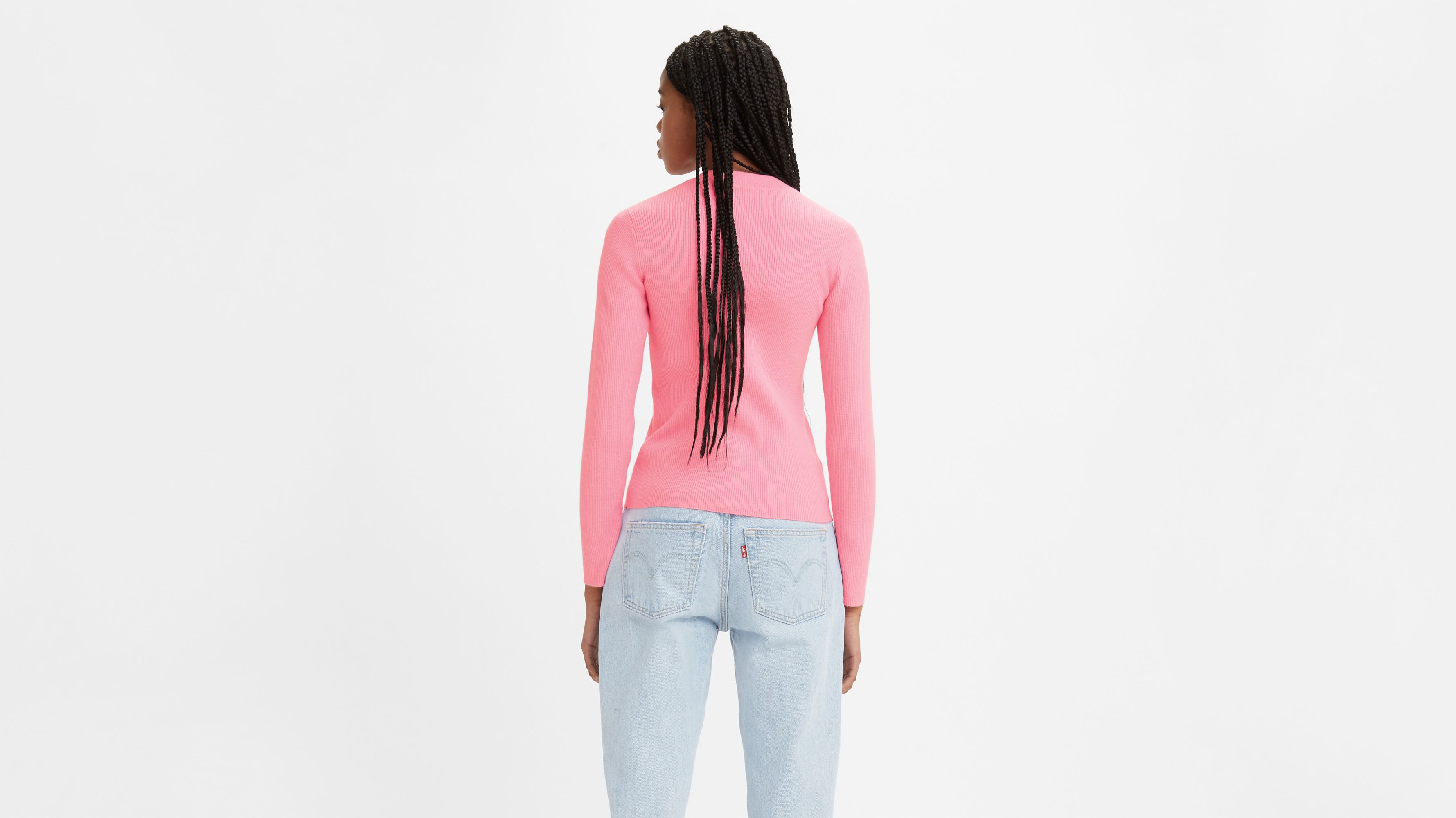 Crewneck Rib Sweater - Pink | Levi's® US
