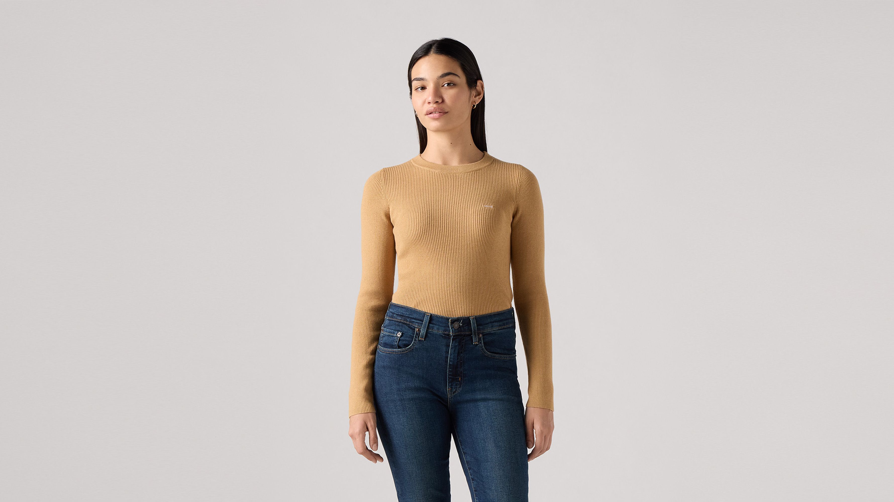 Crewneck Rib Sweater - Neutral | Levi's® IE