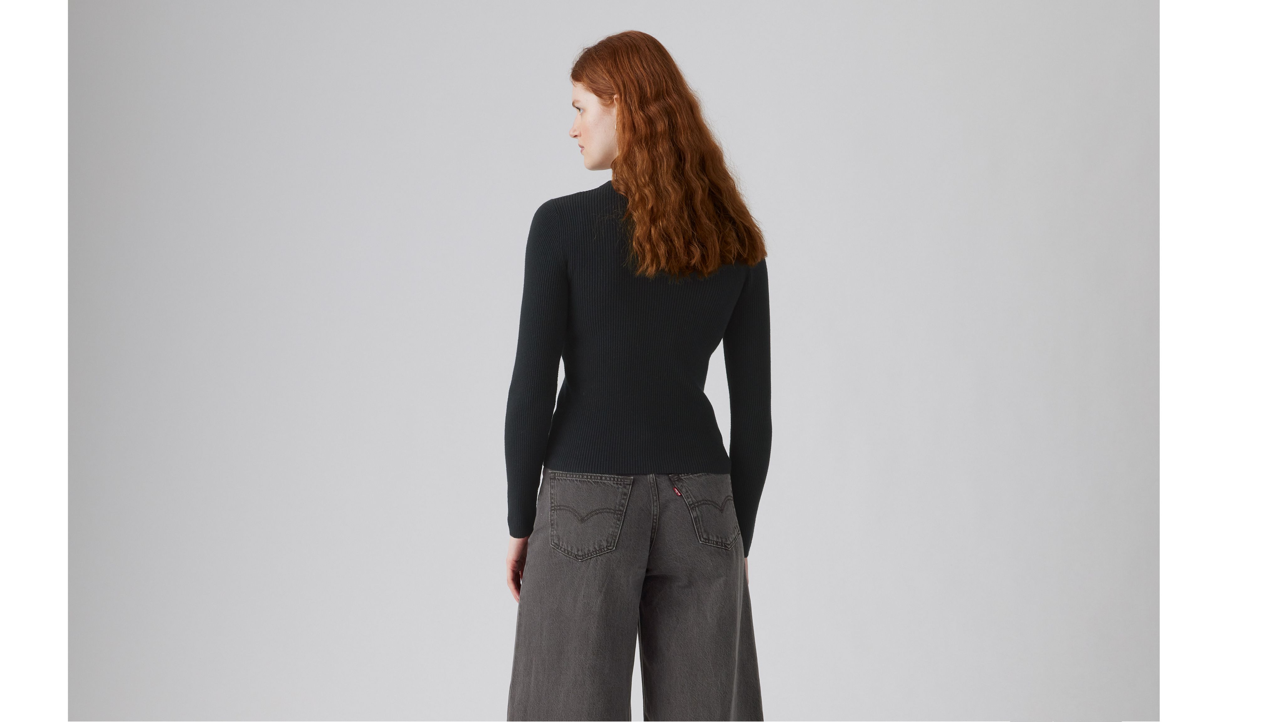 Crewneck Rib Sweater - Black | Levi's® HU