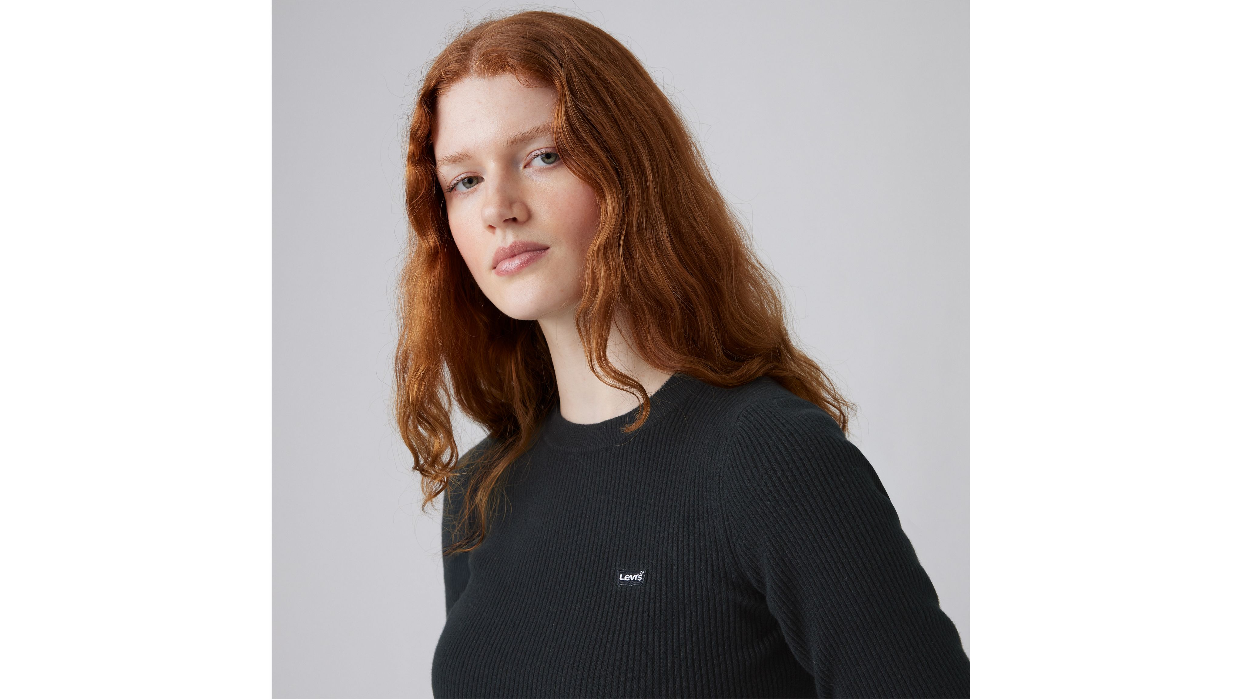 Crewneck Rib Sweater - Black | Levi's® HU