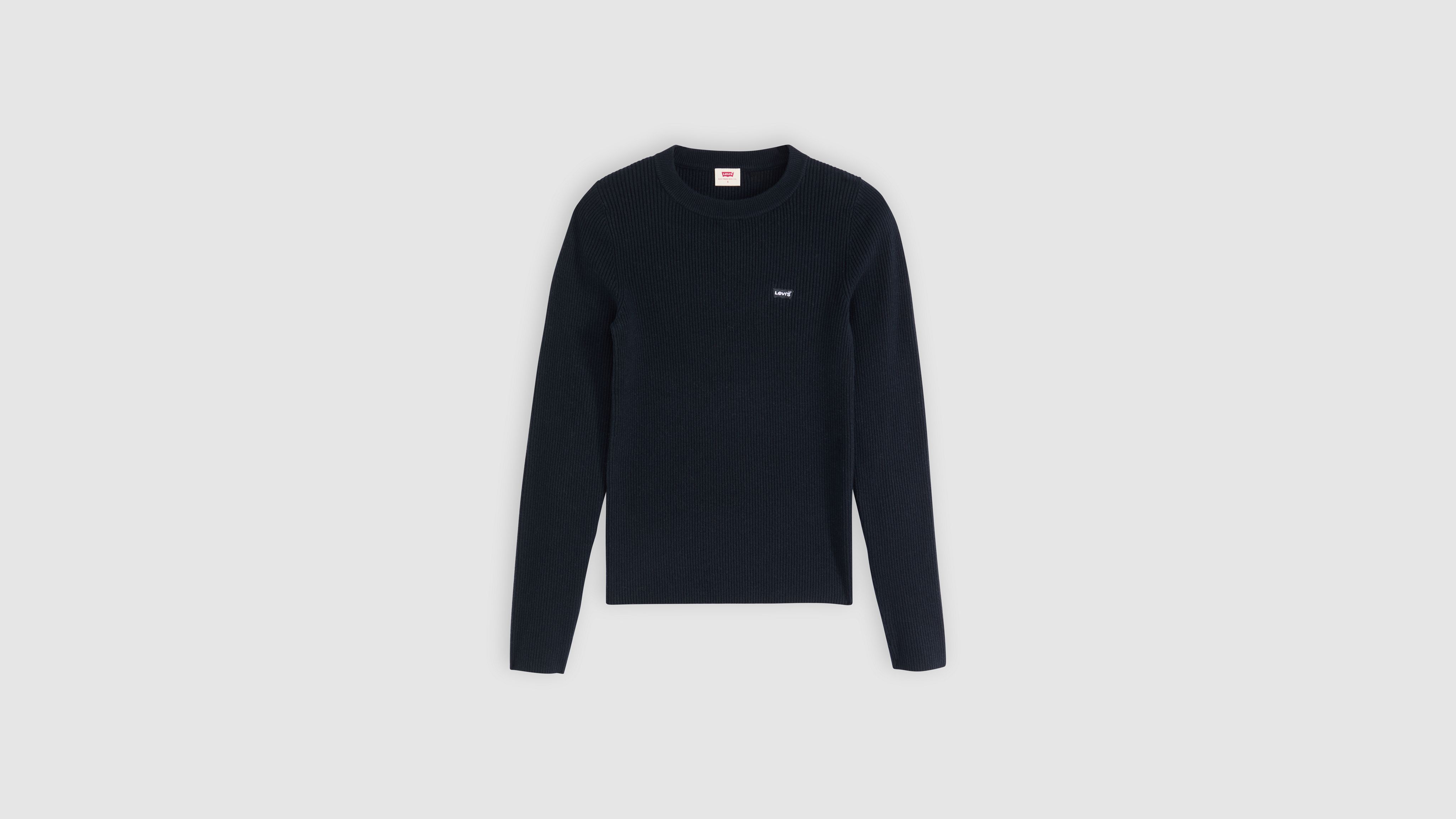 Crewneck Rib Sweater - Black | Levi's® HU