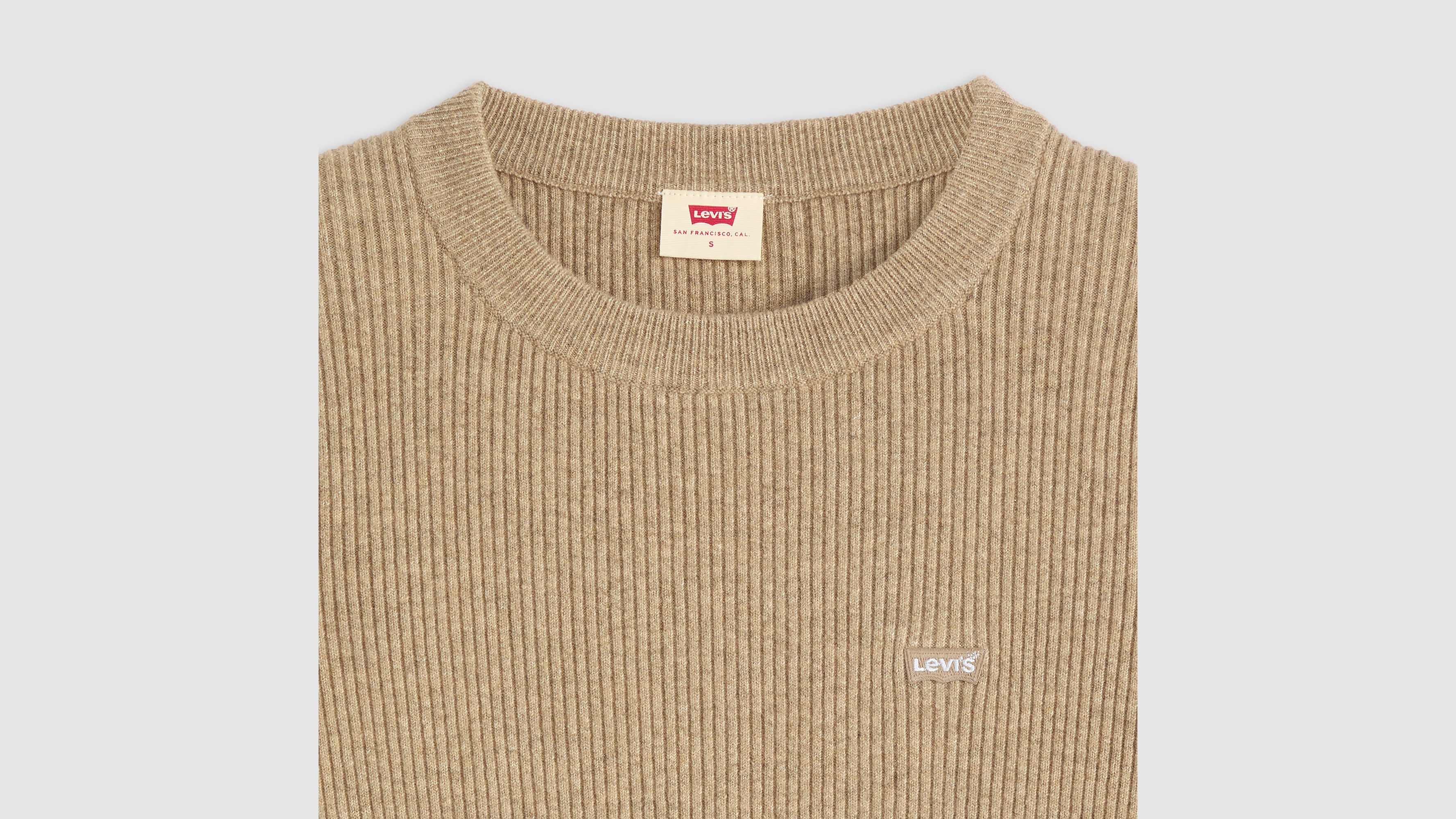 Crewneck Rib Sweater - Brown | Levi's® HU