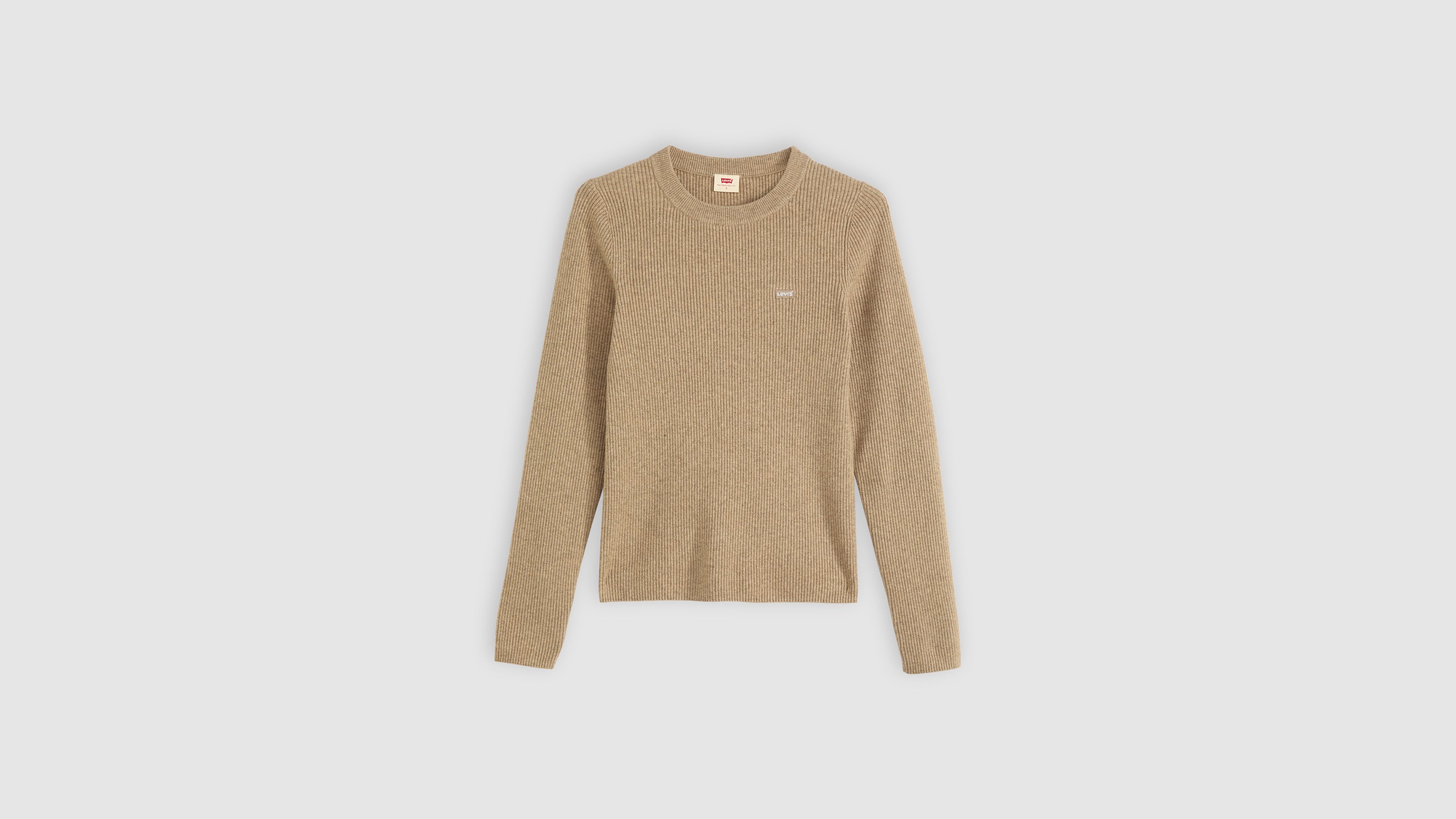Crewneck Rib Sweater - Brown | Levi's® HU