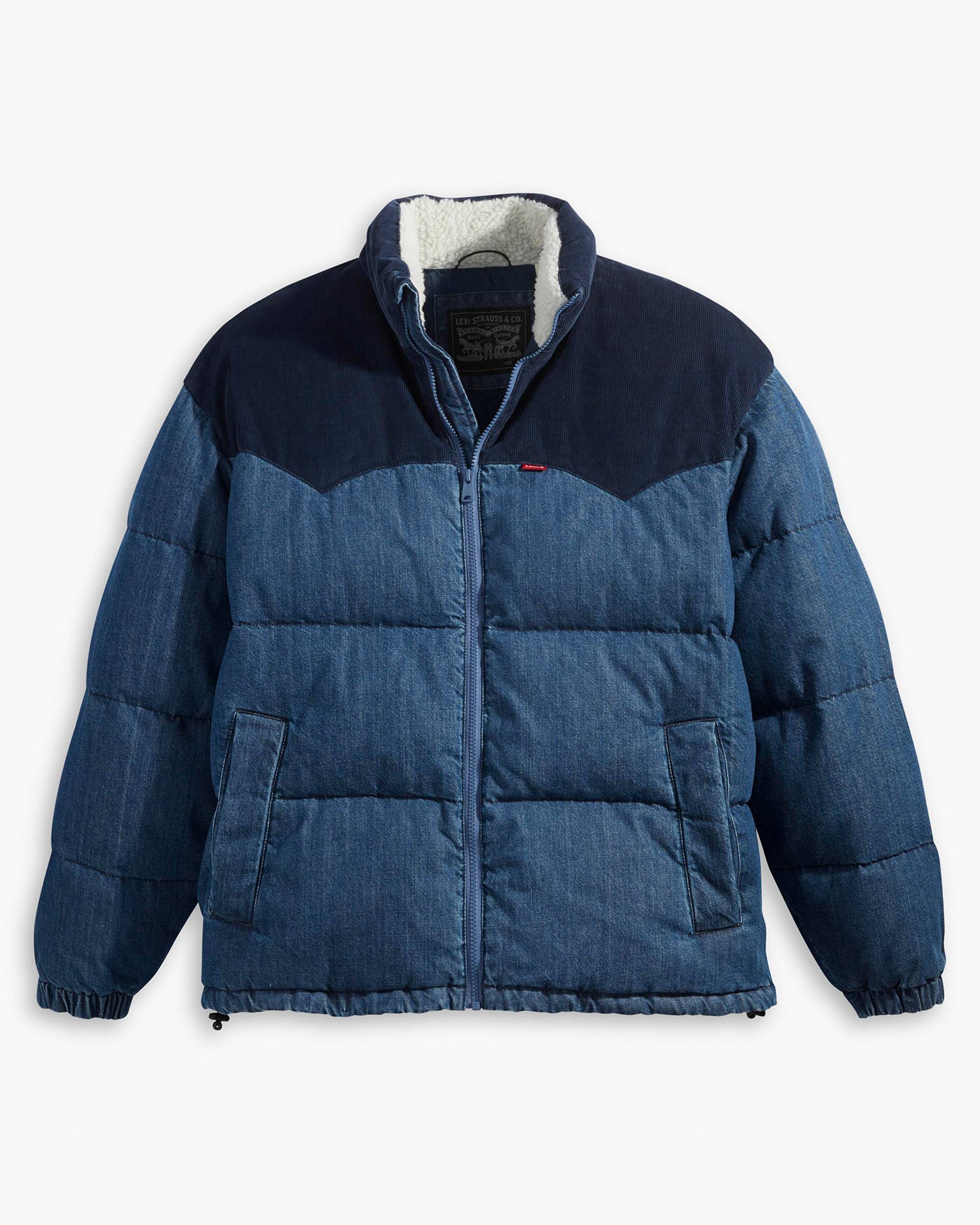 Denim Super Puffer Jacket - Dark Wash | Levi's® CA Denim Super Puffer Jacket - Dark Wash | Levi's® CA