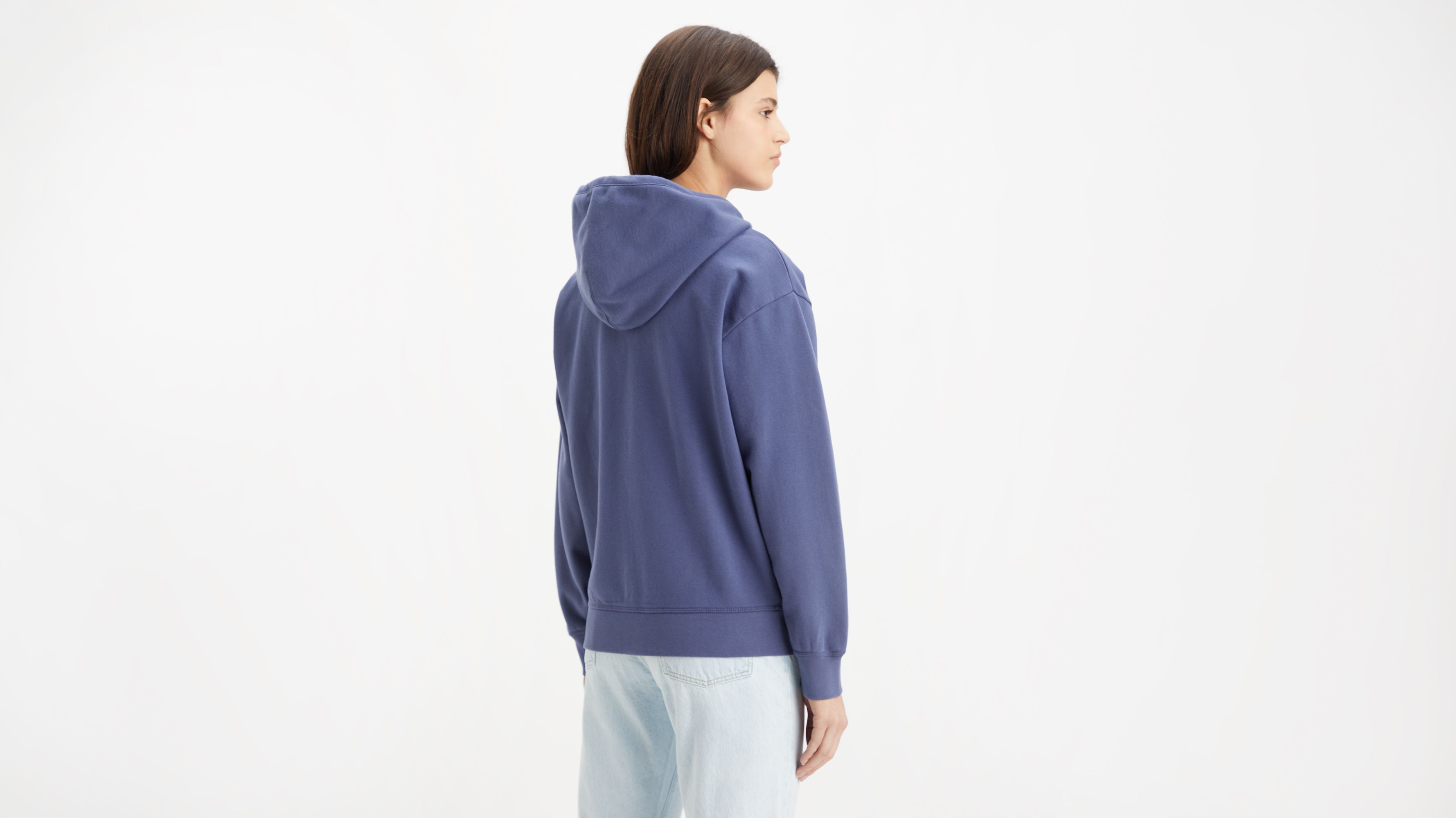 Standard Zip Hoodie - Blue | Levi's® GB