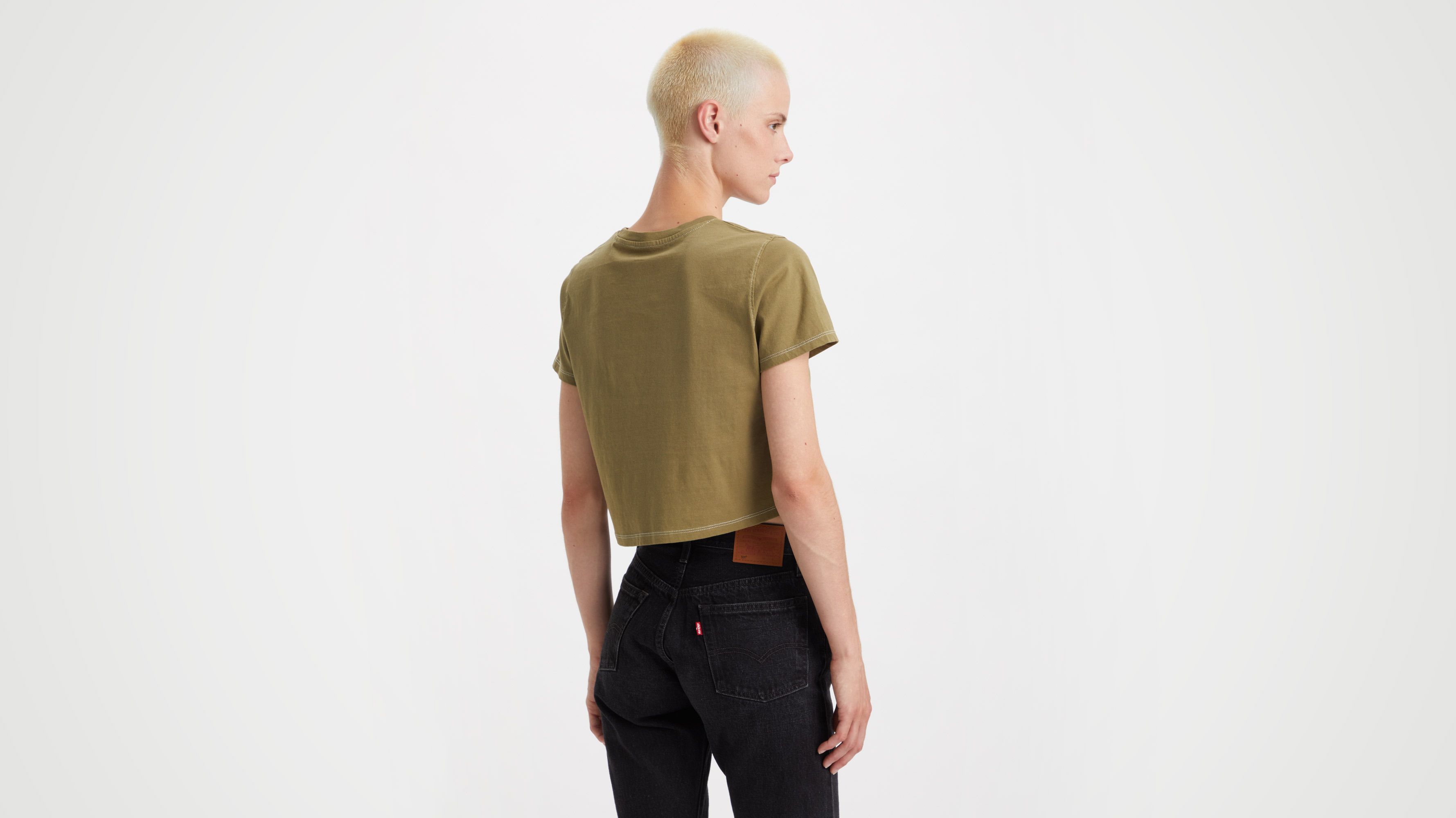 Camiseta Recortada Jordie - Blanco | Levi's® ES