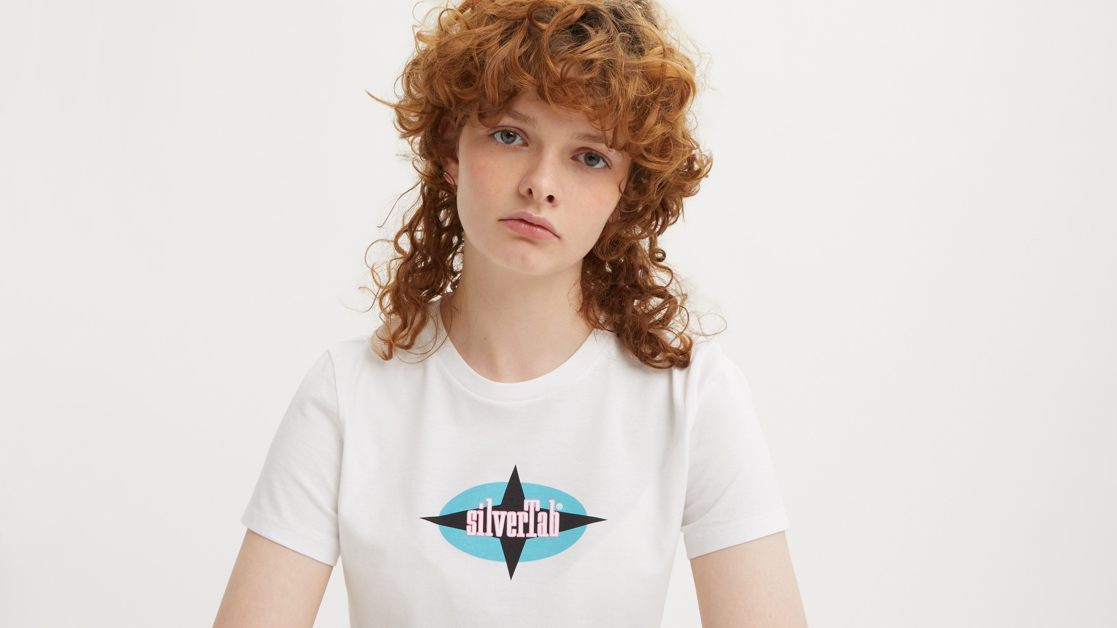 Cropped Jordie Tee - White | Levi's® US Cropped Jordie Tee - White | Levi's® US