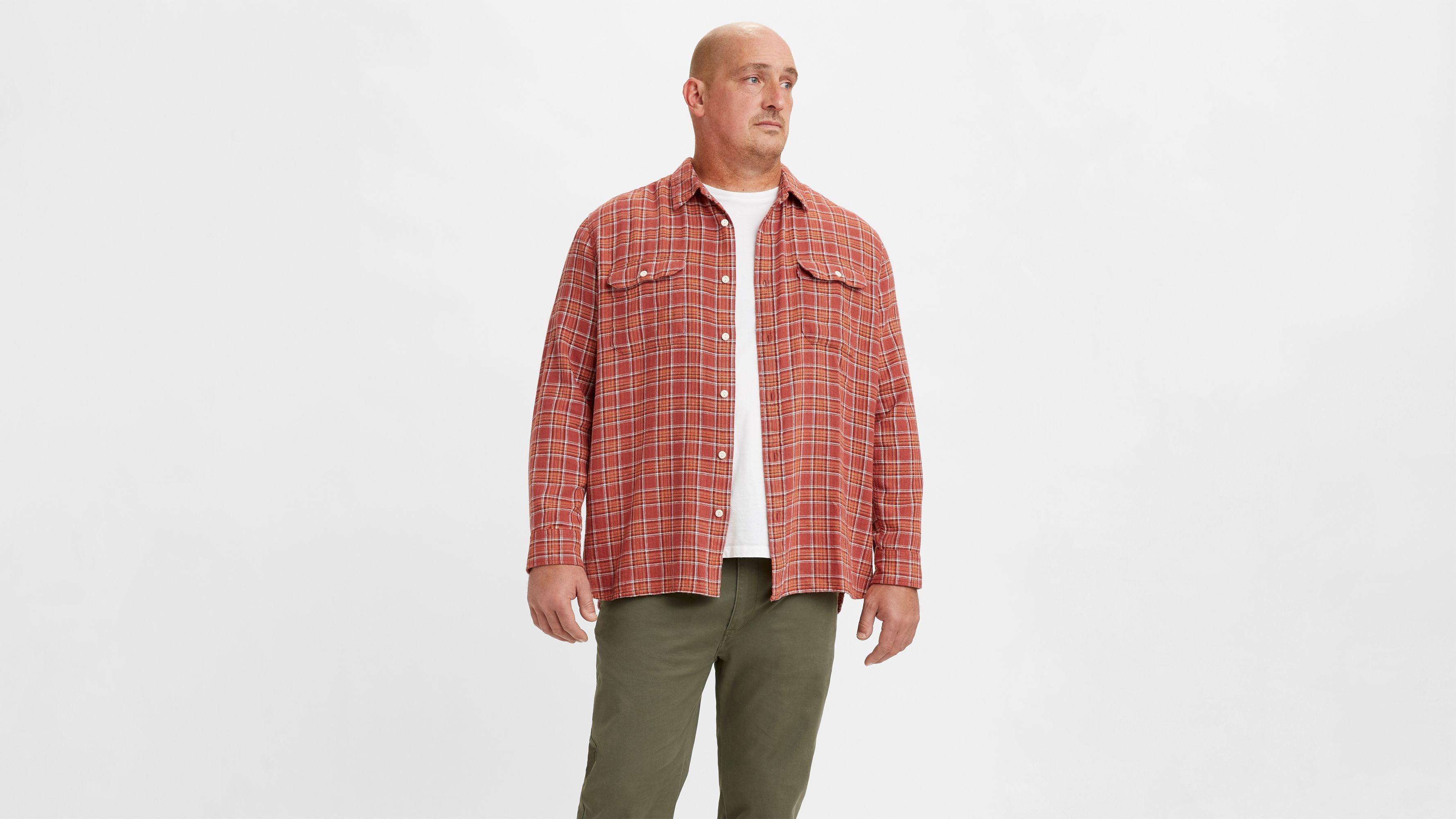 Classic Worker Overshirt (big) - Red | Levi's® US