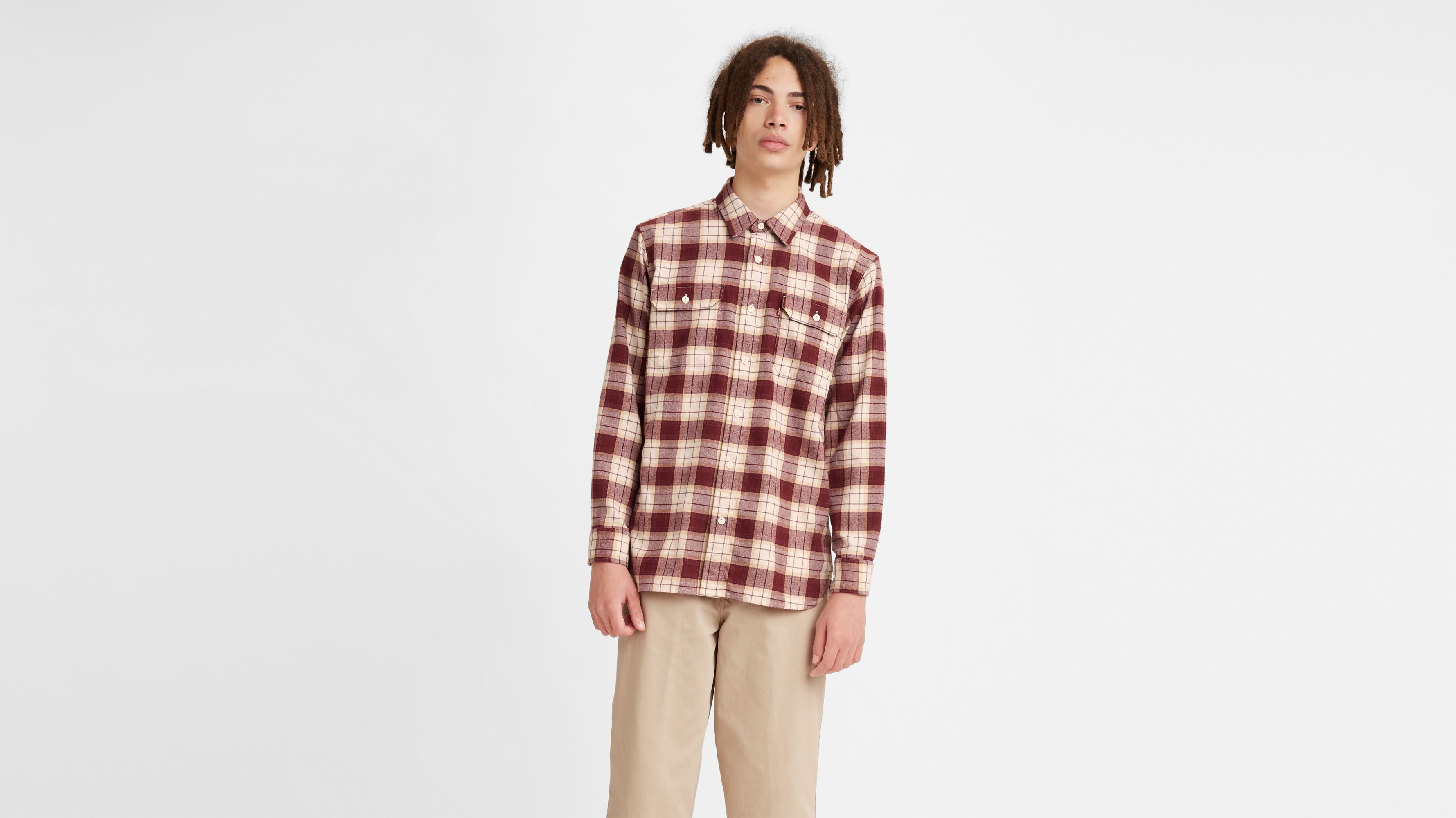 Classic Worker Overshirt (big) - Red | Levi's® US
