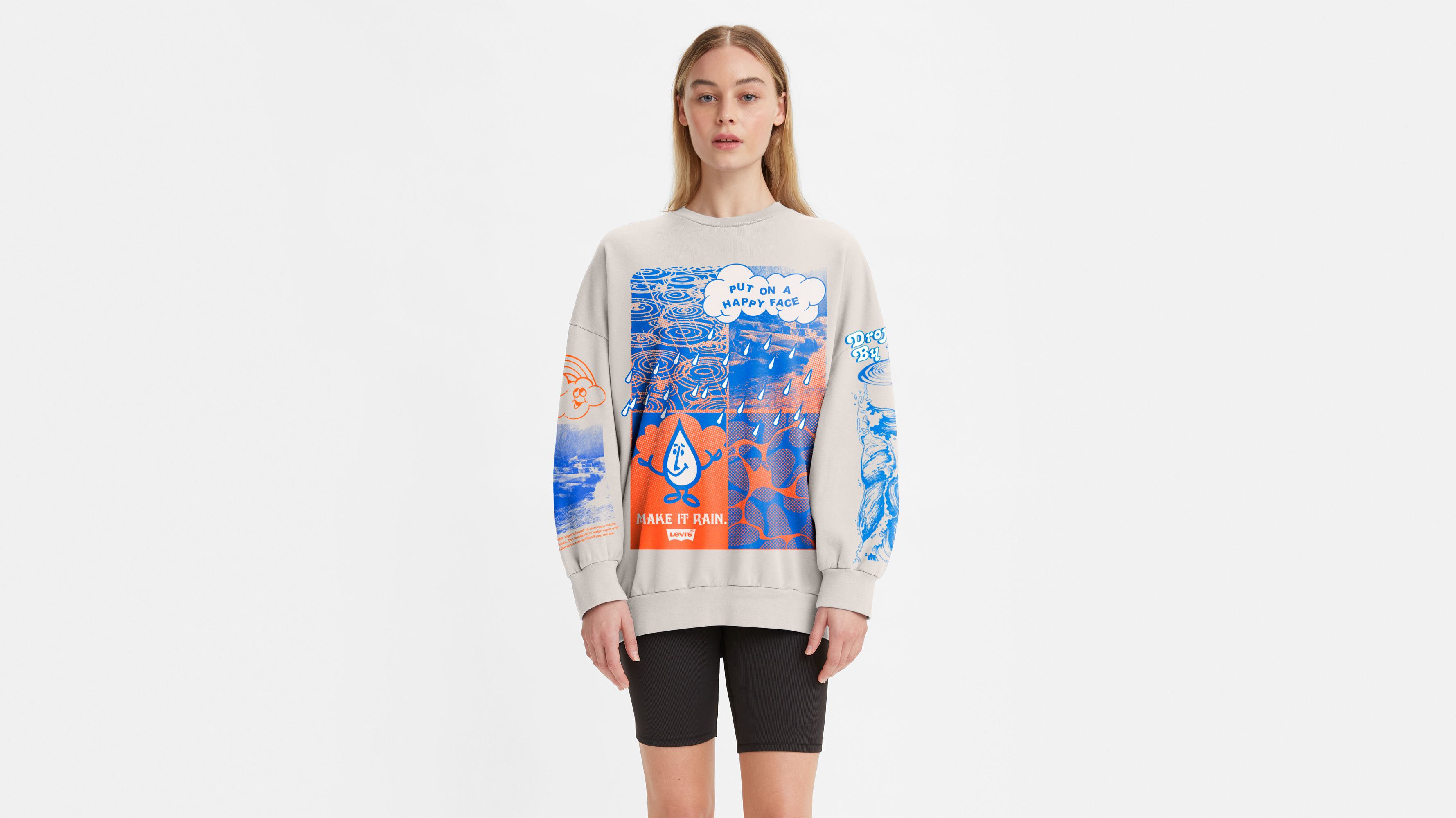 Graphic Crewneck Sweatshirt - White | Levi's® US