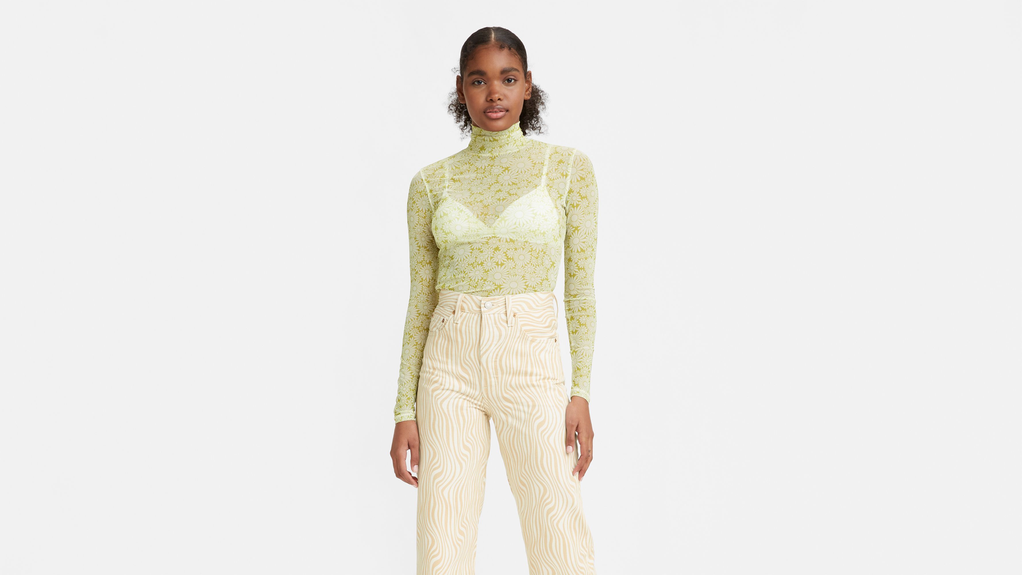 Second Skin Mockneck Shirt - Green | Levi's® CA