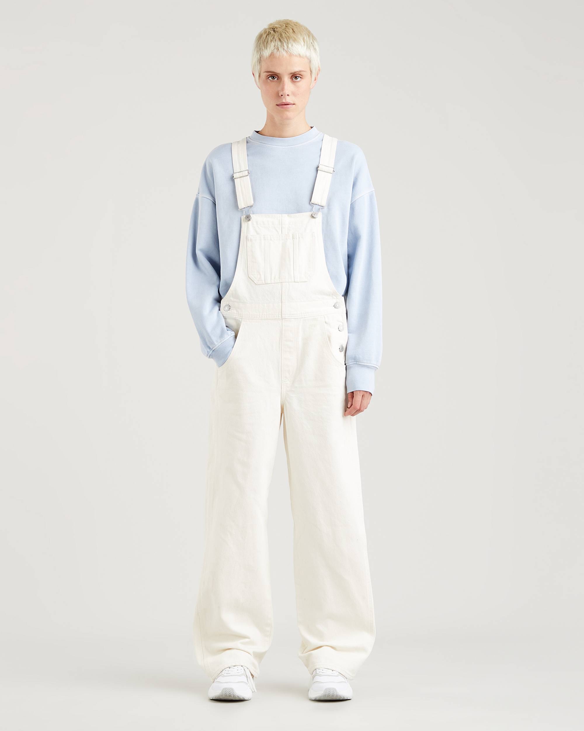 Utility Loose Denim Overall - White | Levi's® XK Utility Loose Denim Overall - White | Levi's® XK