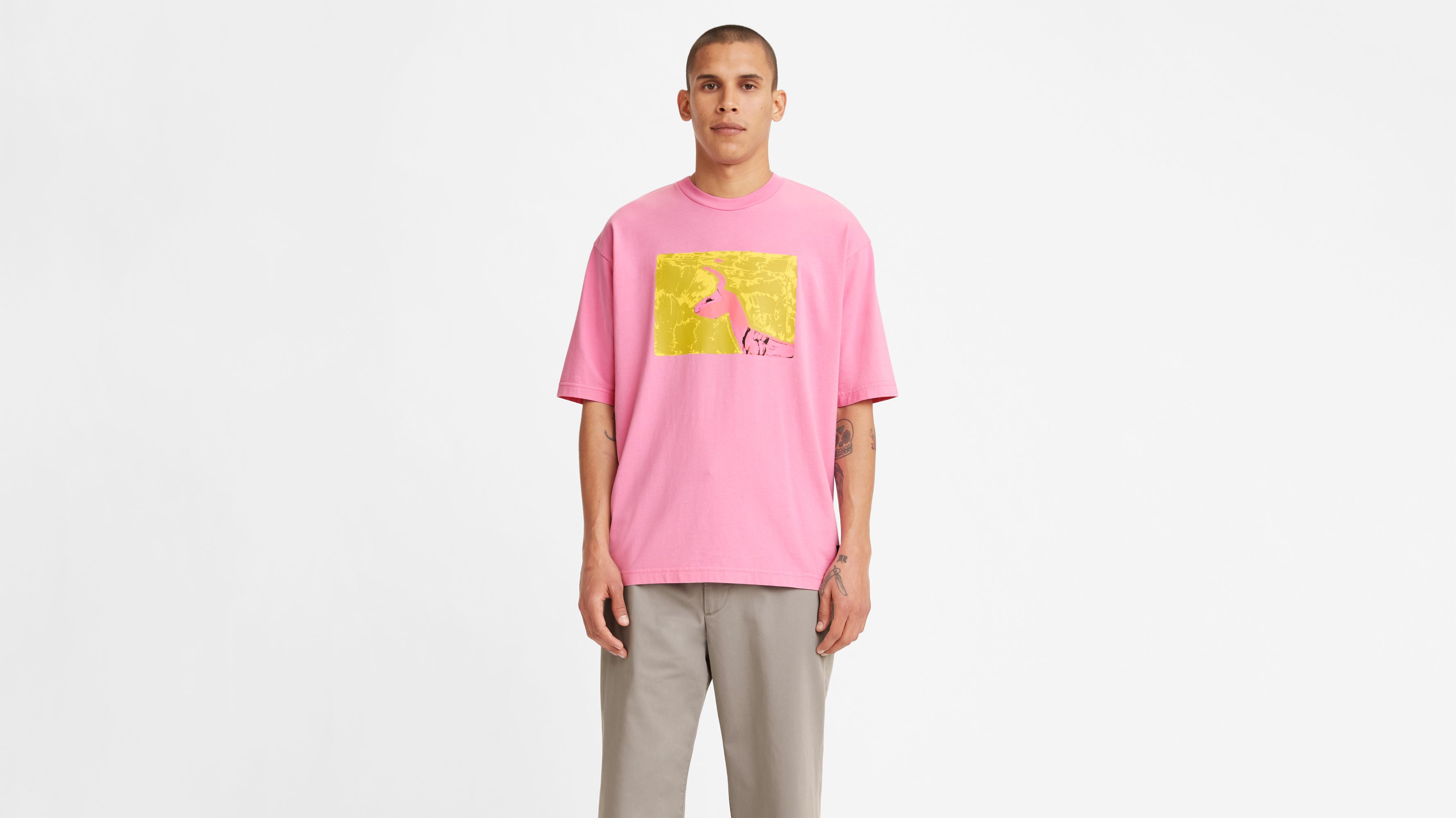 Levi's® Skate Graphic Boxy Long Sleeve T-shirt - Red | Levi's® US
