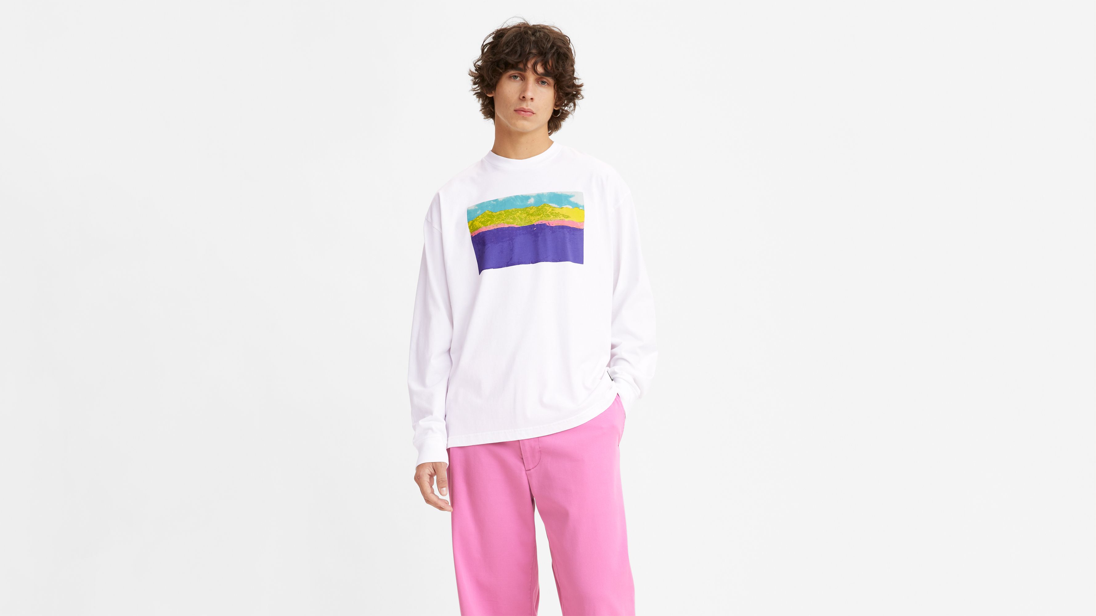 Levi's® Skateboarding Graphic Boxy Tee - White | Levi's® CZ