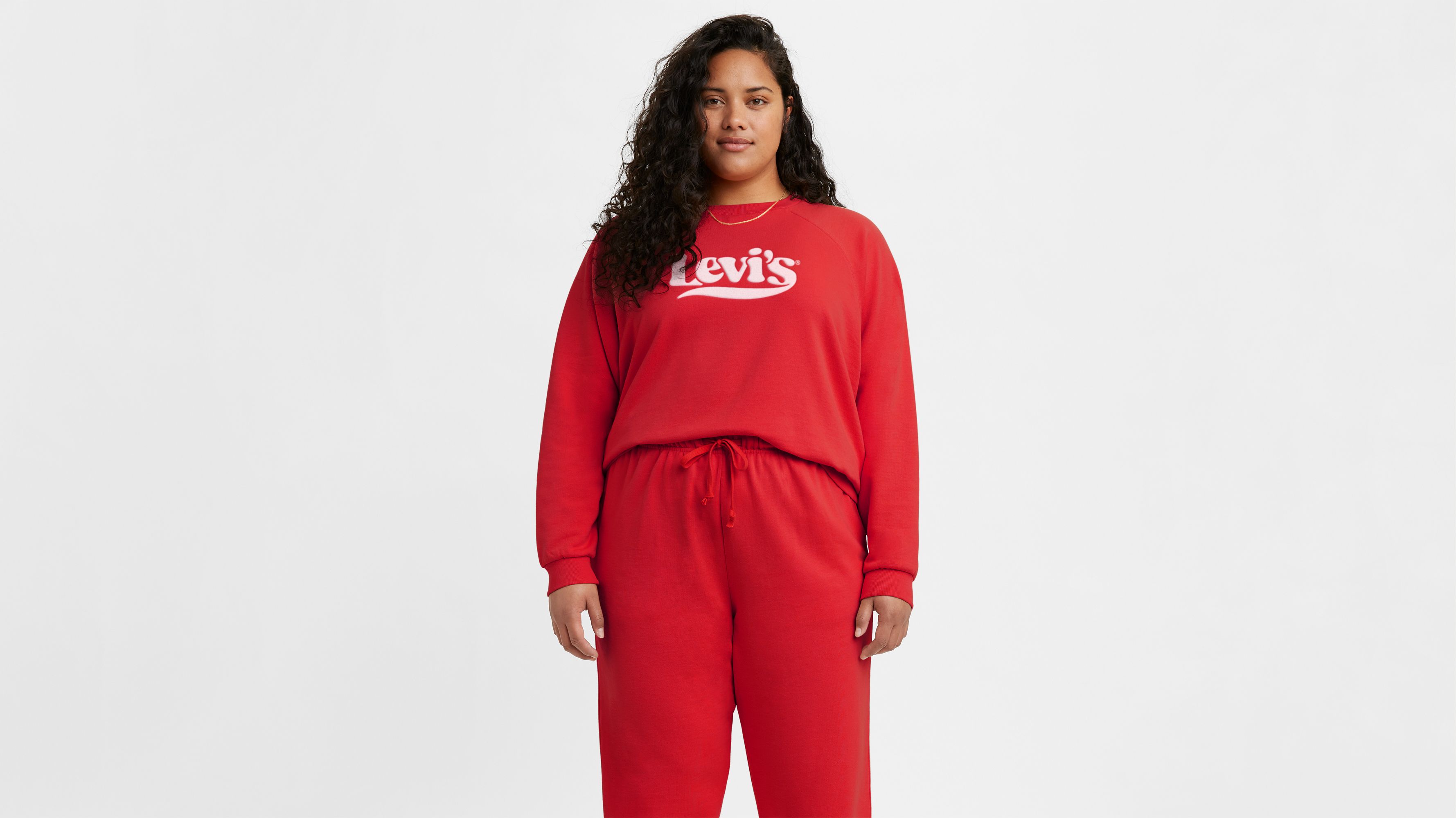 Vintage Raglan Crewneck Sweatshirt (plus Size) - Red | Levi's® US