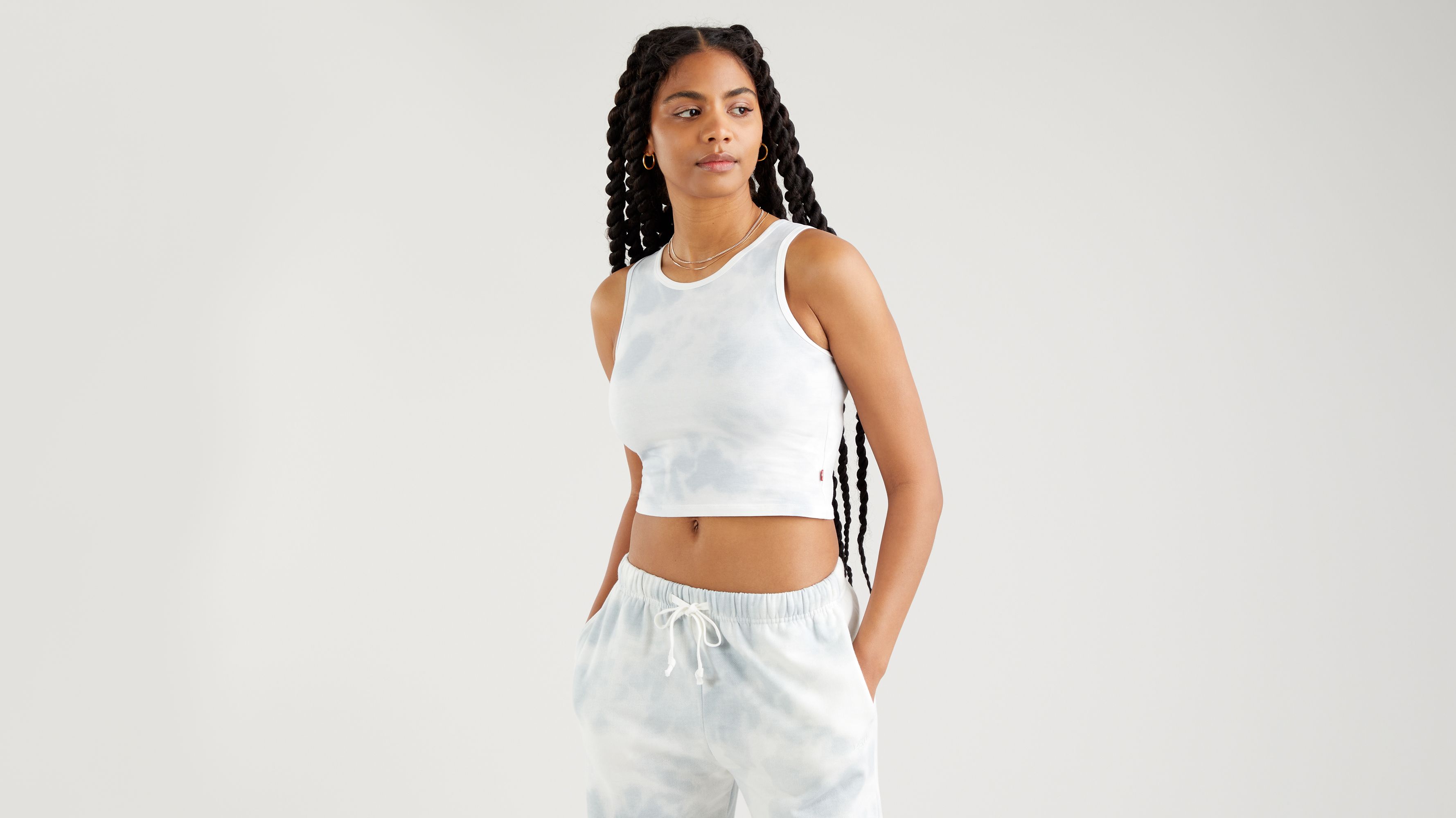 Stellar Crop Tank - Blue | Levi's® DK