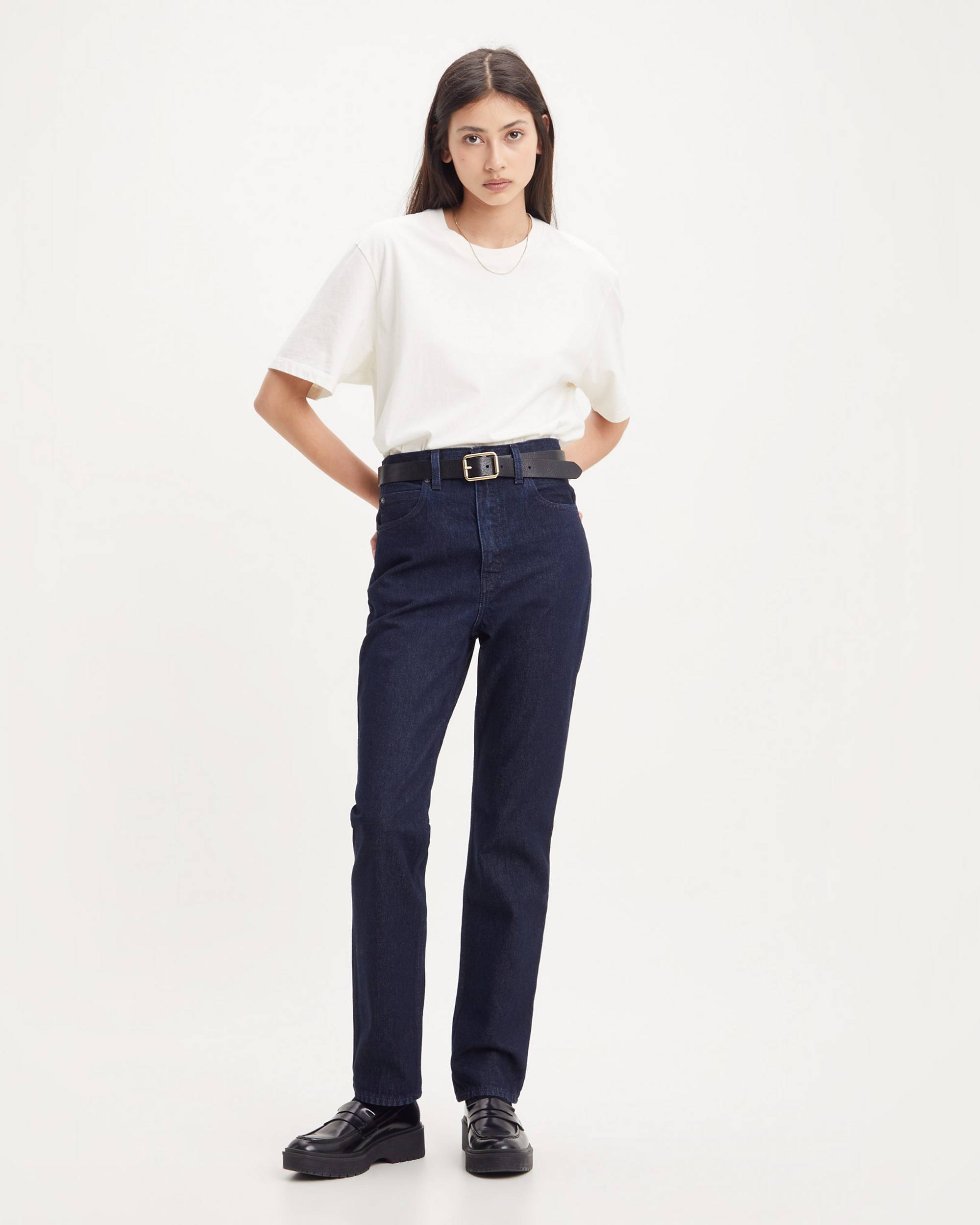 Levi's® Wellthread® '70s High Straight Women's Jeans - Dark Levi's® Wellthread® '70s High Straight Women's Jeans - Dark