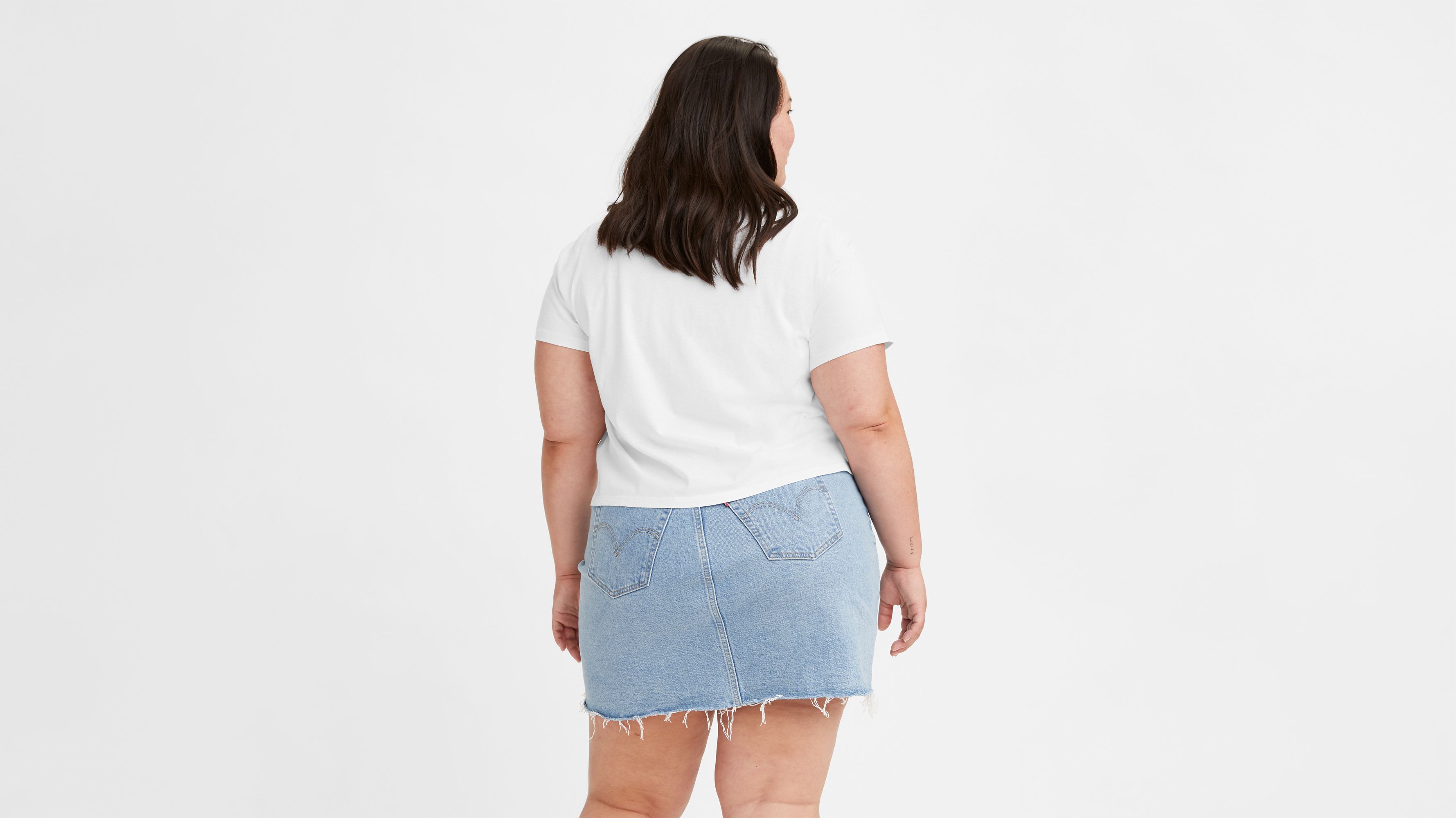 Cropped Jordie T-shirt - White | Levi's® US