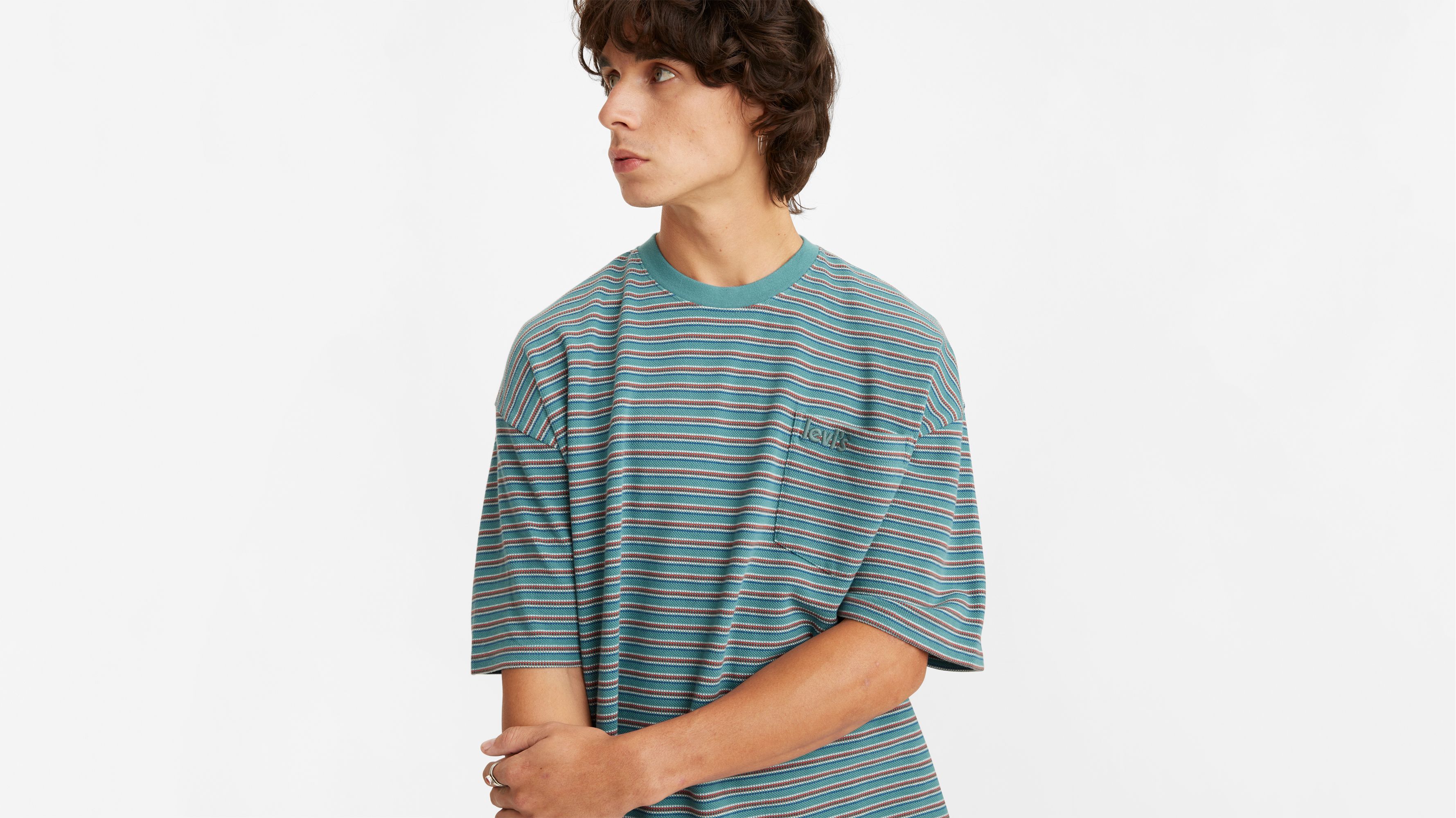Slouchy Pocket T-shirt - Blue | Levi's® US
