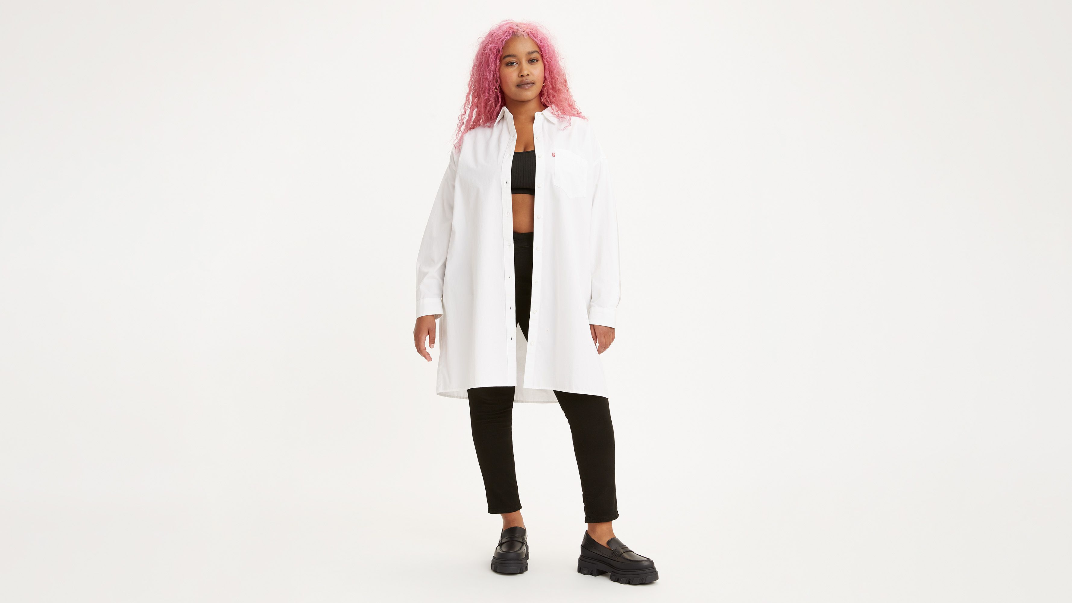 Samara Shirt Dress - White | Levi's® ES