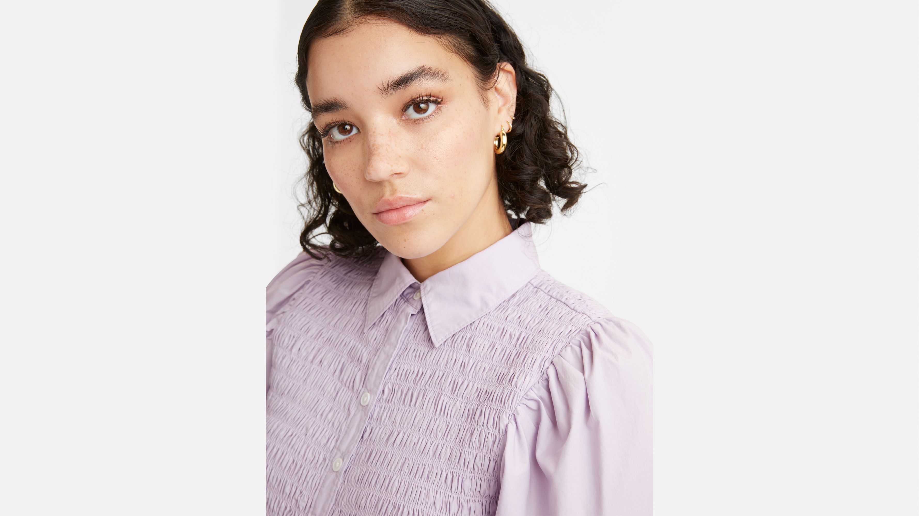 Kayo Long Sleeve Blouse - Purple | Levi's® US
