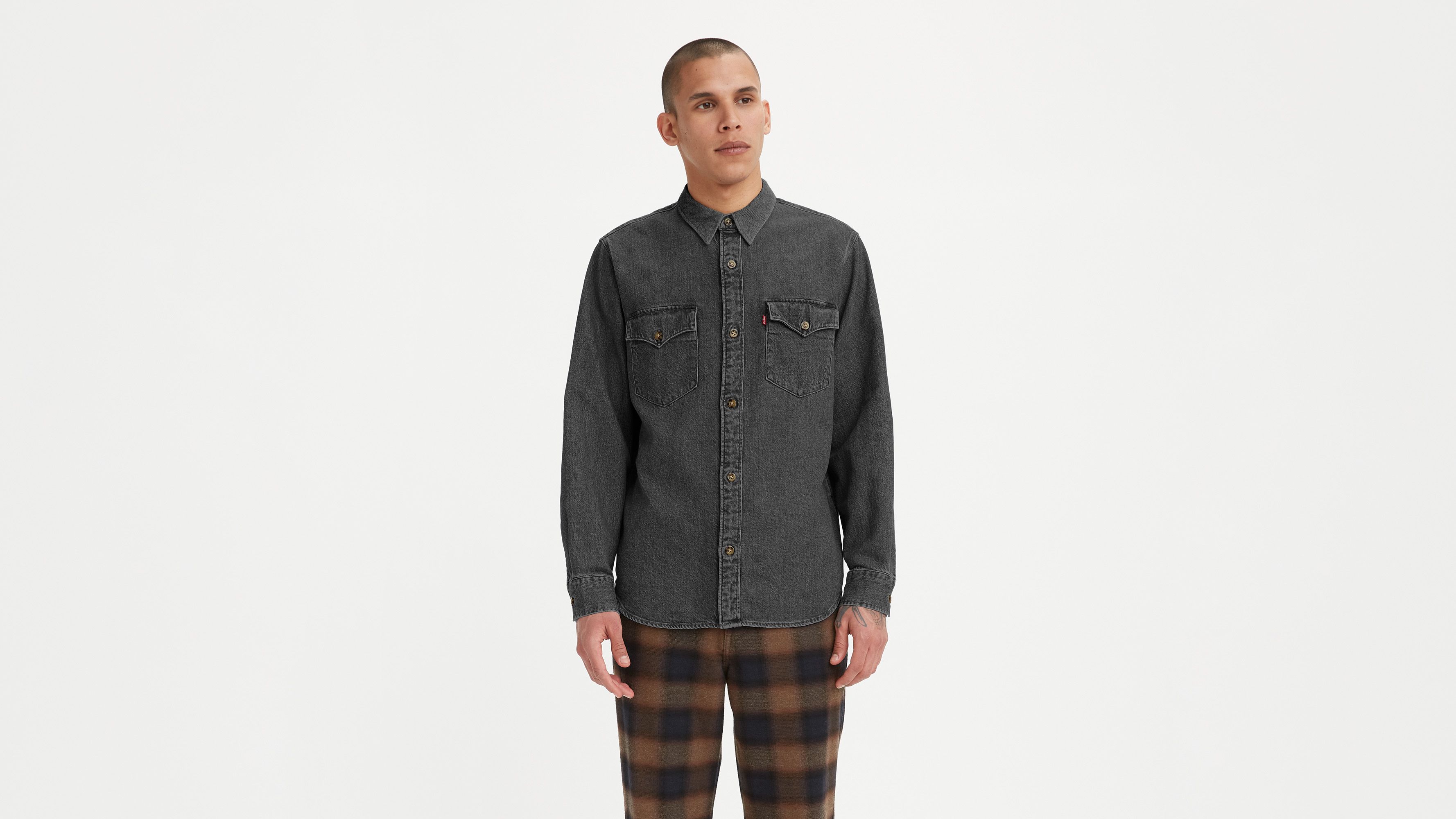 Relaxed Fit Western Shirt - Black | Levi's® CA