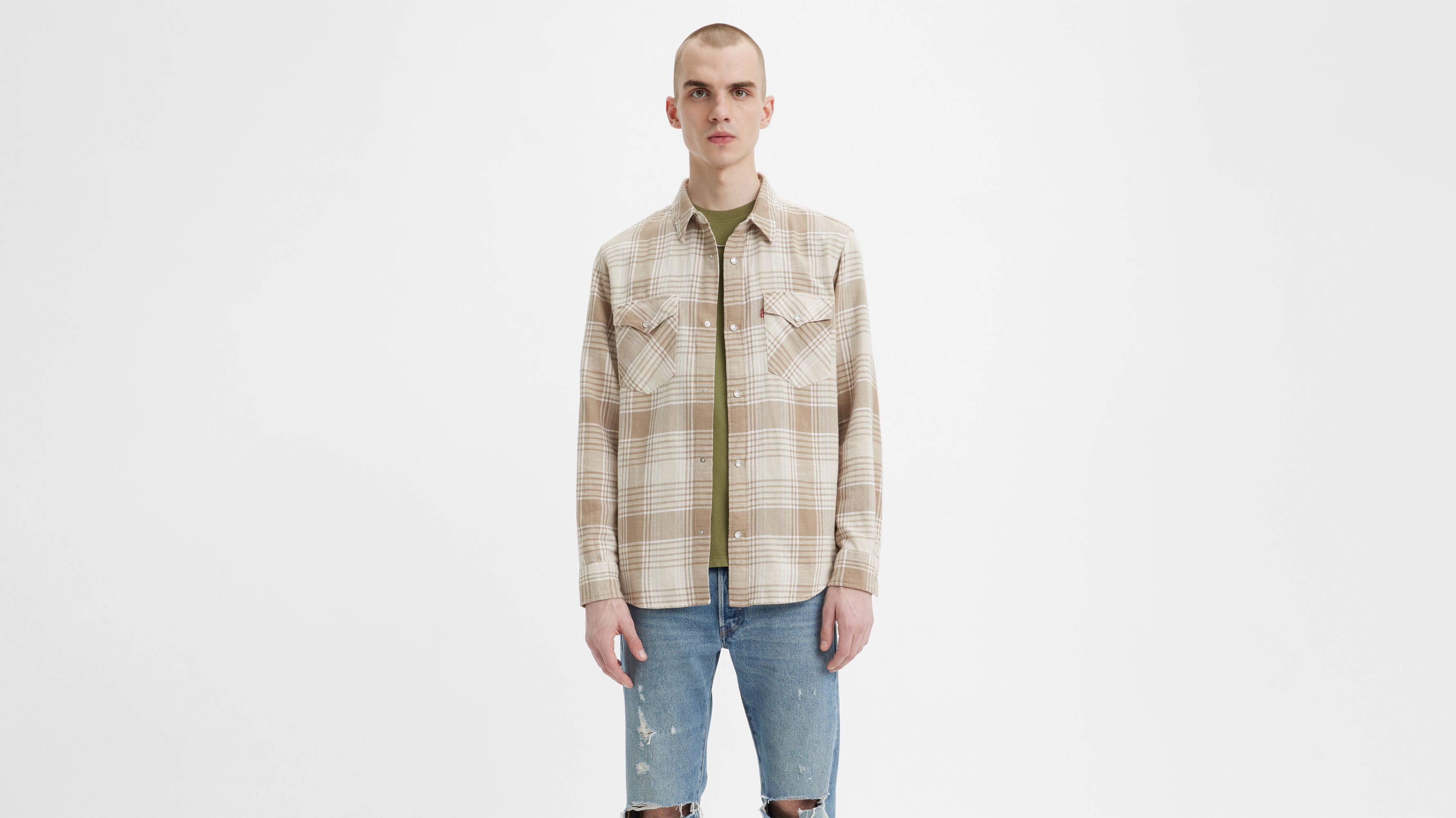 Relaxed Fit Western Shirt - Brown | Levi's® CA