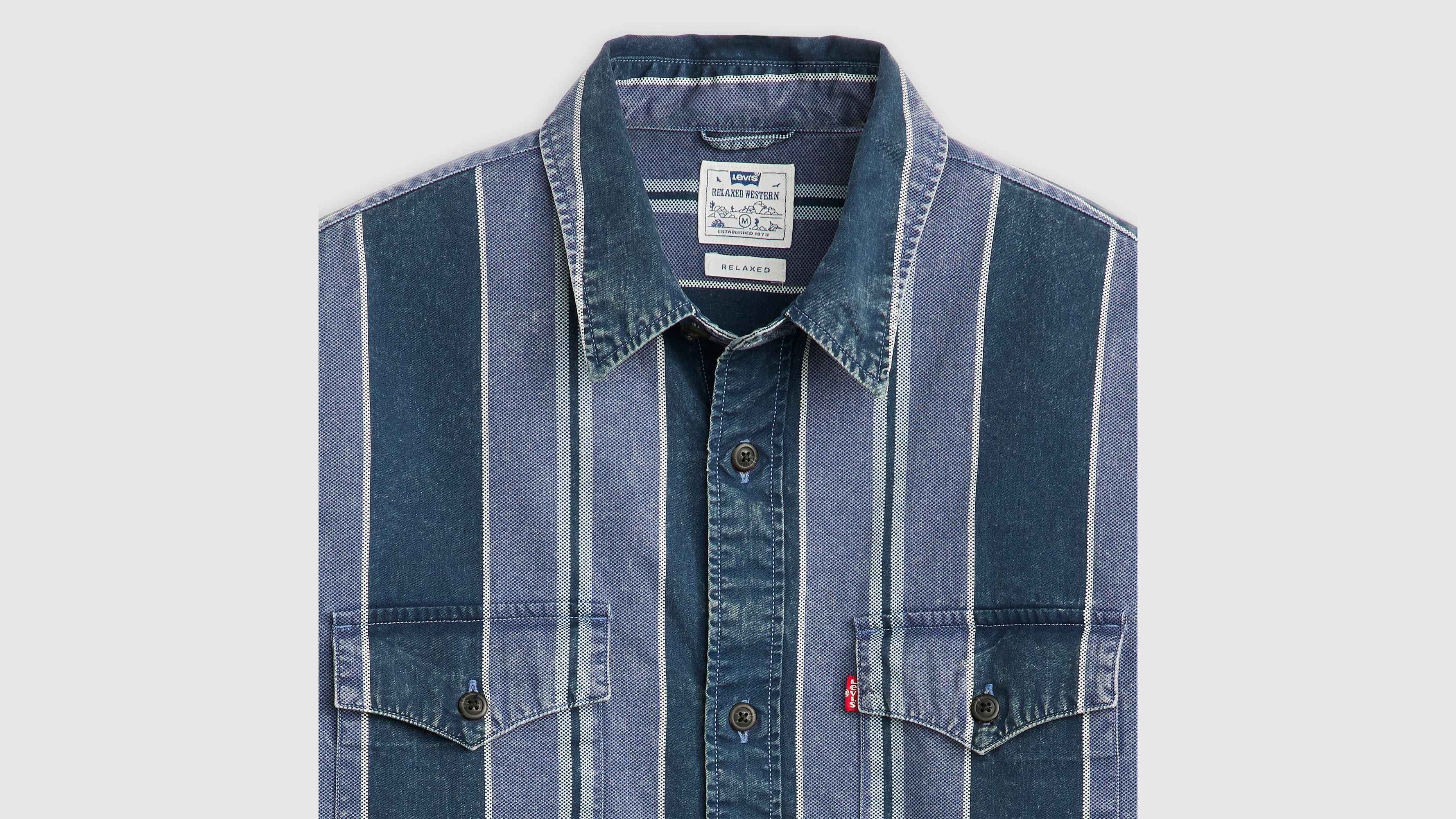 Relaxed Fit Western Shirt - Blue | Levi's® FR