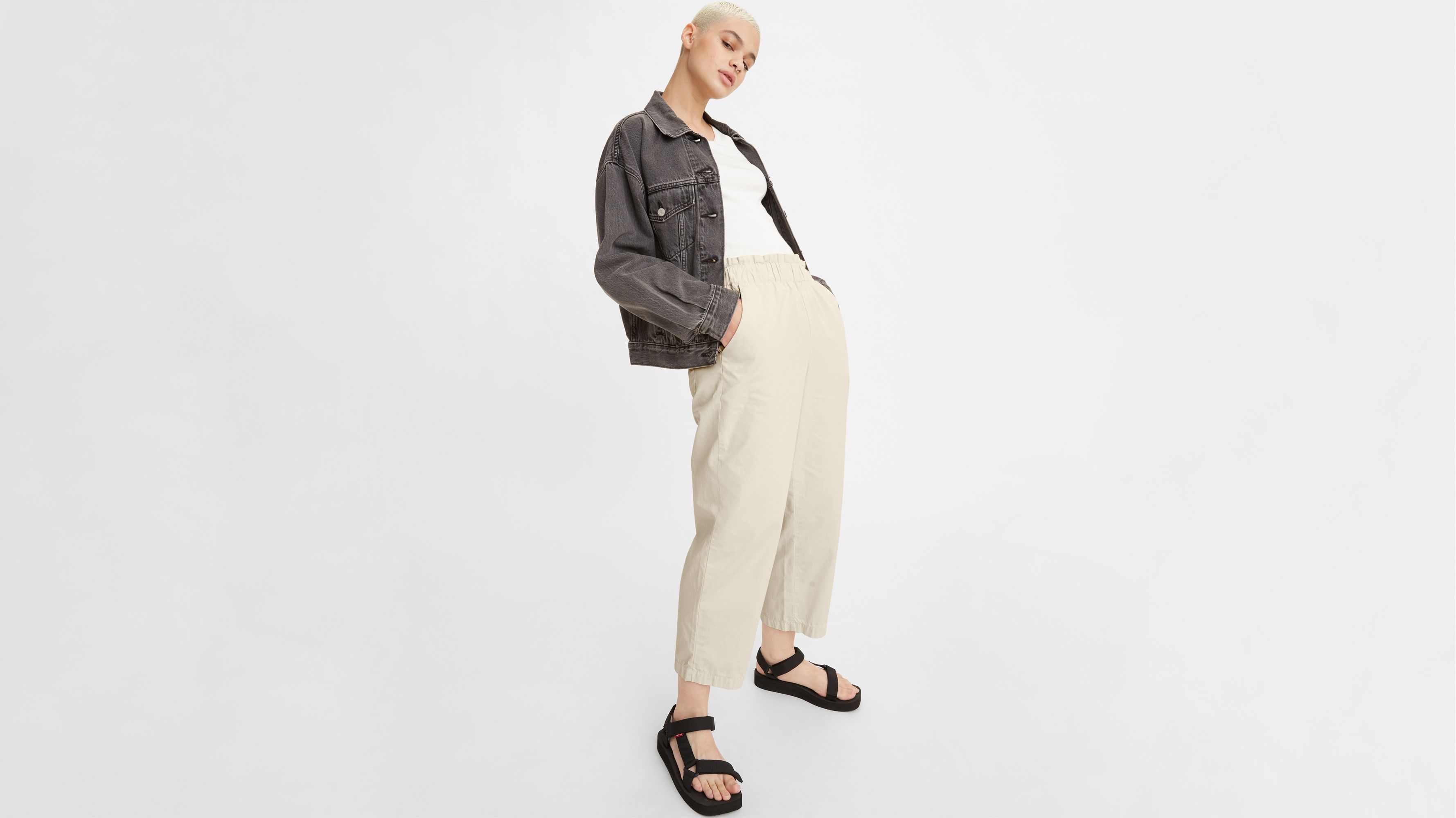 Scrunchie Women's Pants - White | Levi's® US
