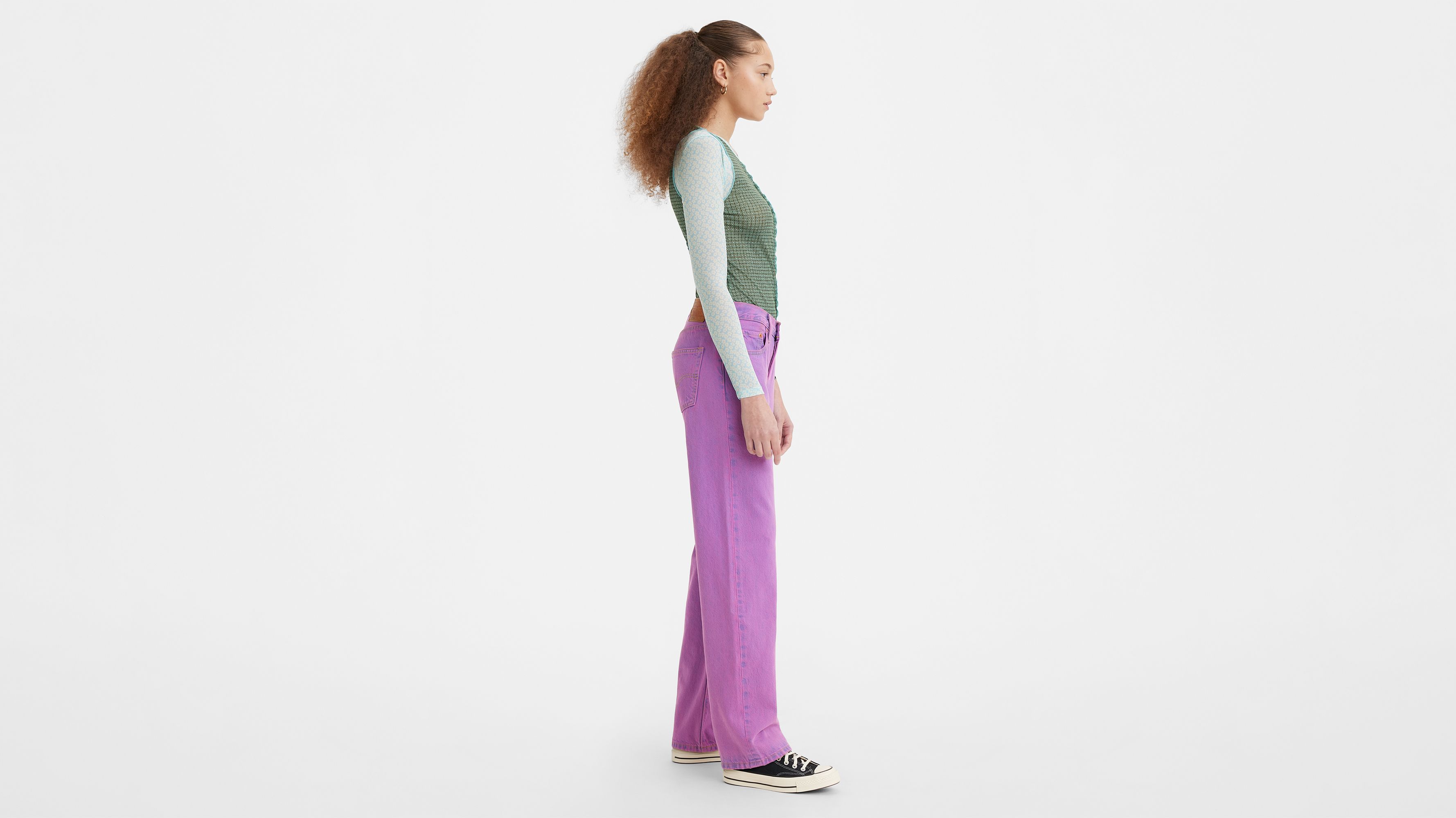 501® ‘90s Women's Colored Denim Jeans - Purple | Levi's® US