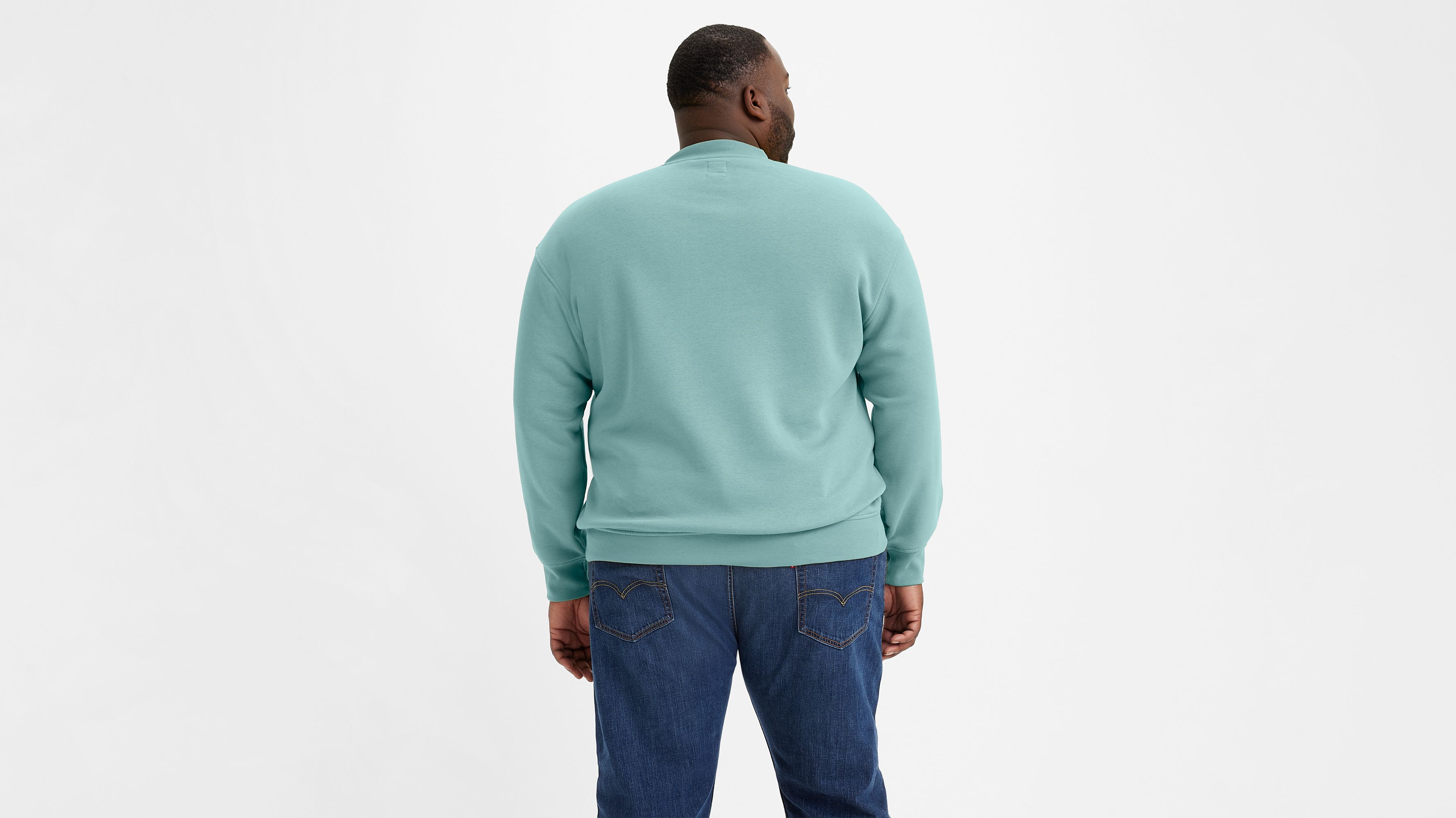 Relaxed Graphic Crewneck Sweatshirt (big & Tall) - Blue | Levi's® PL