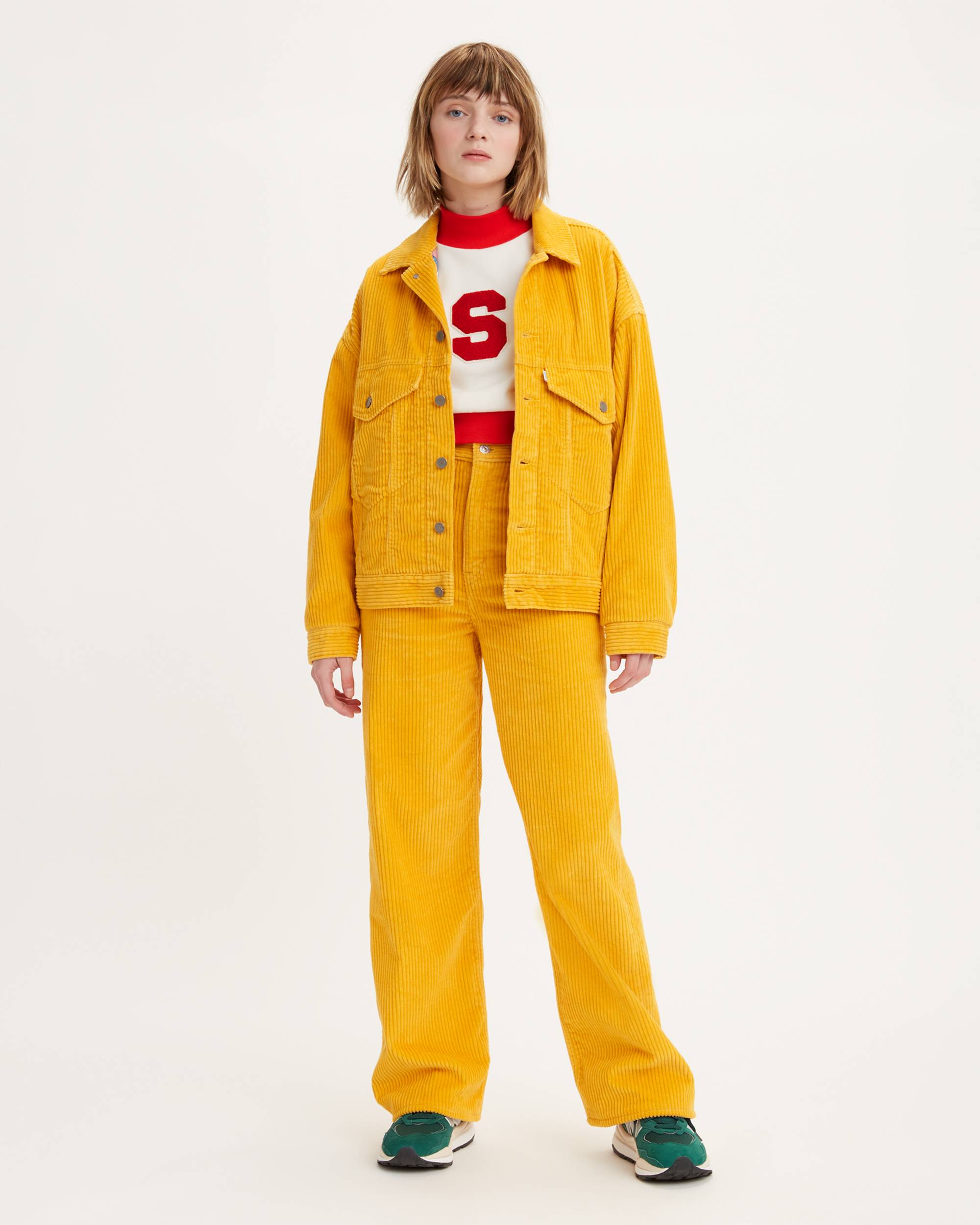 The Simpsons™ X Levi's® High Loose Cord Jeans - Yellow The Simpsons™ X Levi's® High Loose Cord Jeans - Yellow