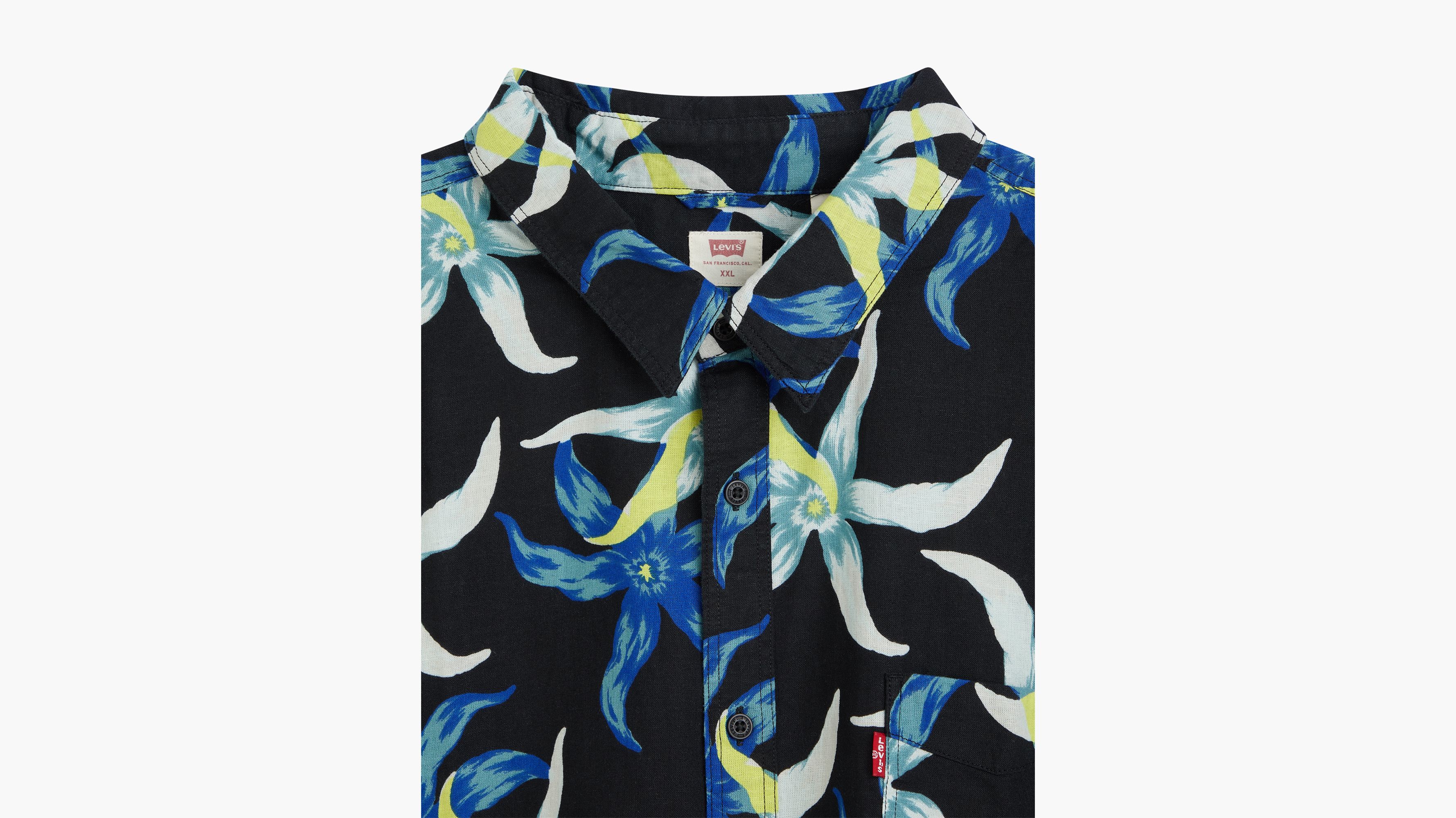 Sunset 1 Pocket Standard Fit Shirt (big & Tall) - Black | Levi's® GI