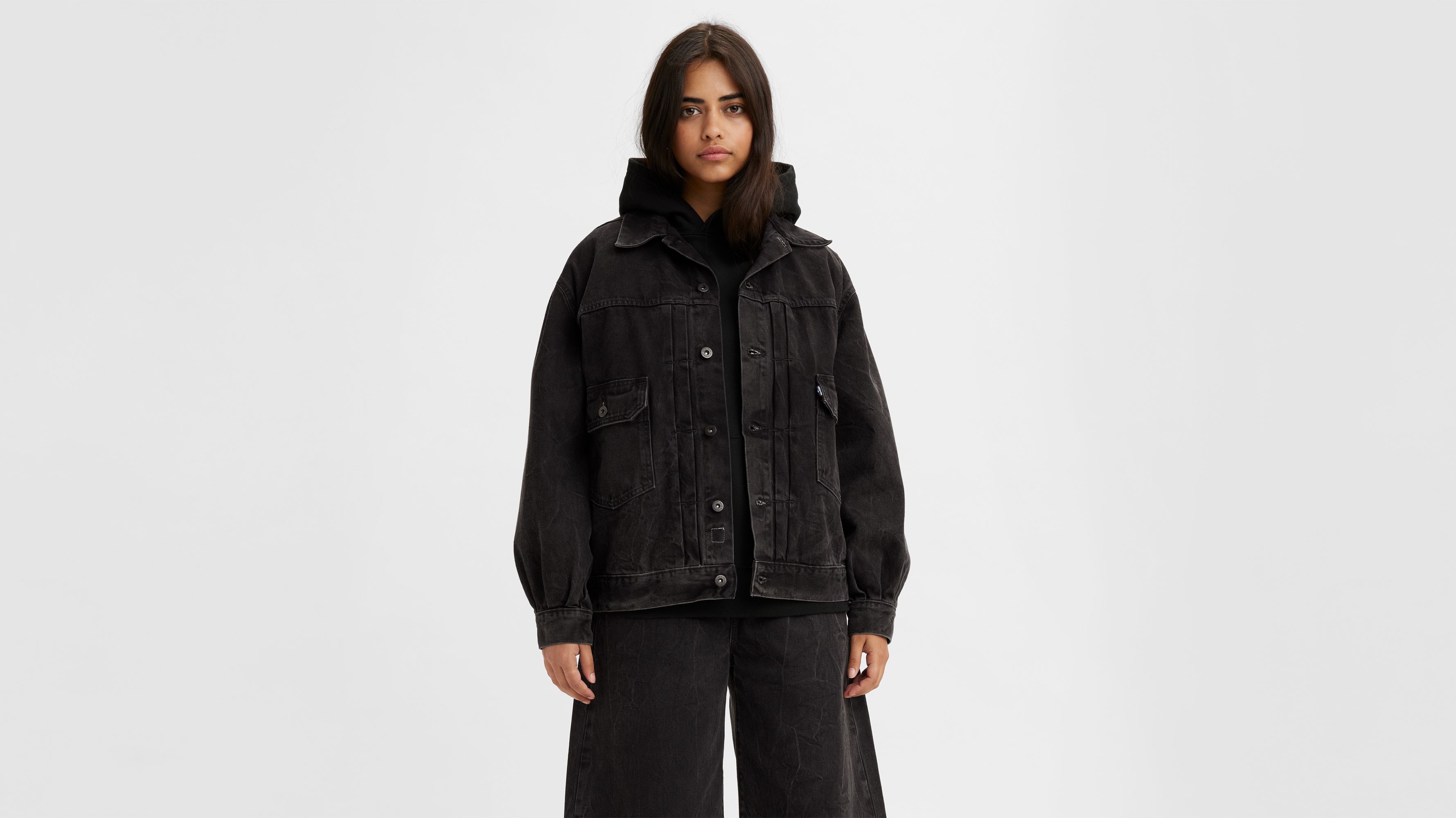 Tucked Type Ii Trucker Jacket - Black | Levi's® US