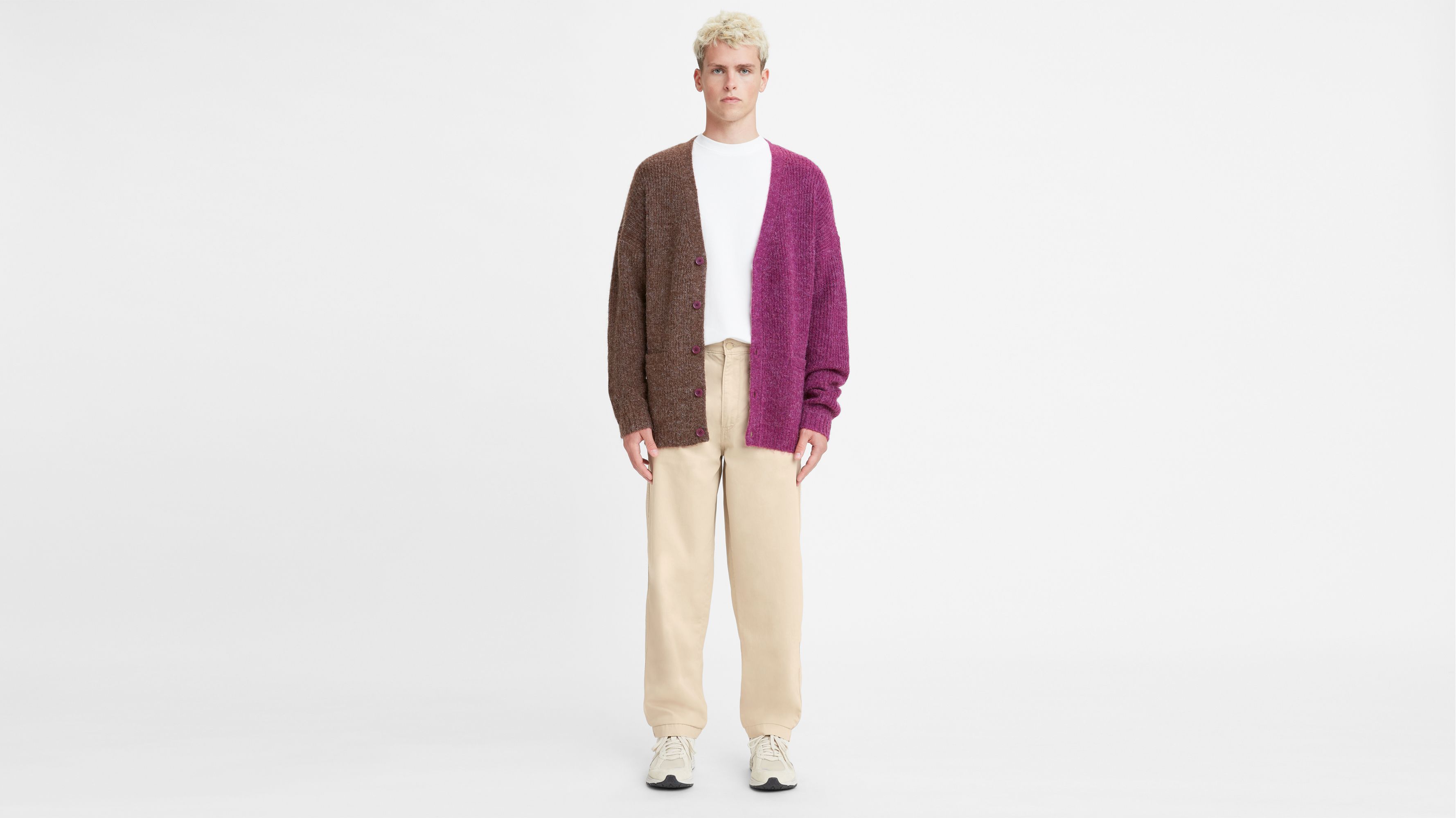 Levi's® Xx Chino Stay Baggy Taper Fit Men's Pants - Brown | Levi's® US
