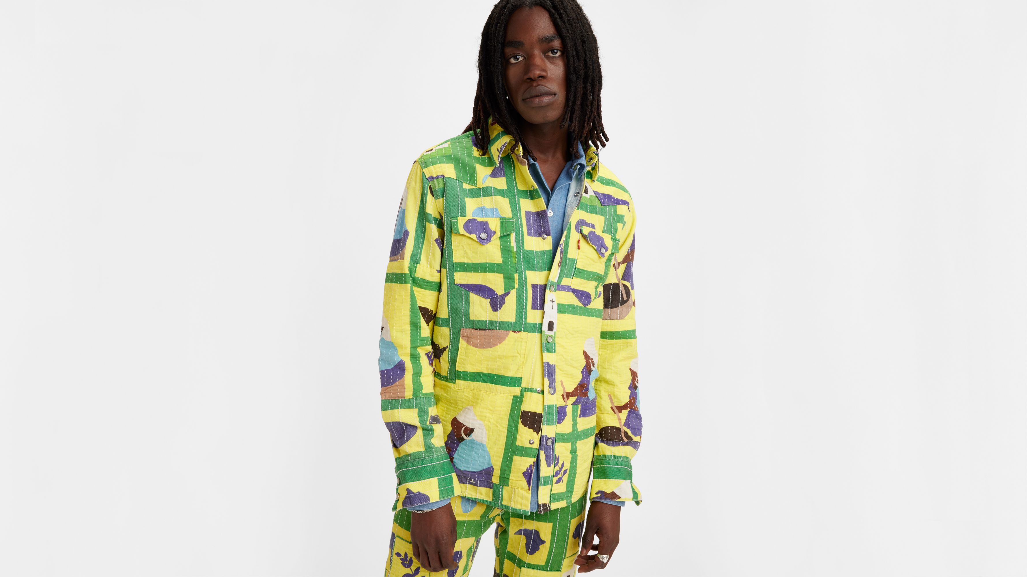 Levi's® X Denim Tears Western Quilted Shirt - Multi-color | Levi's® US