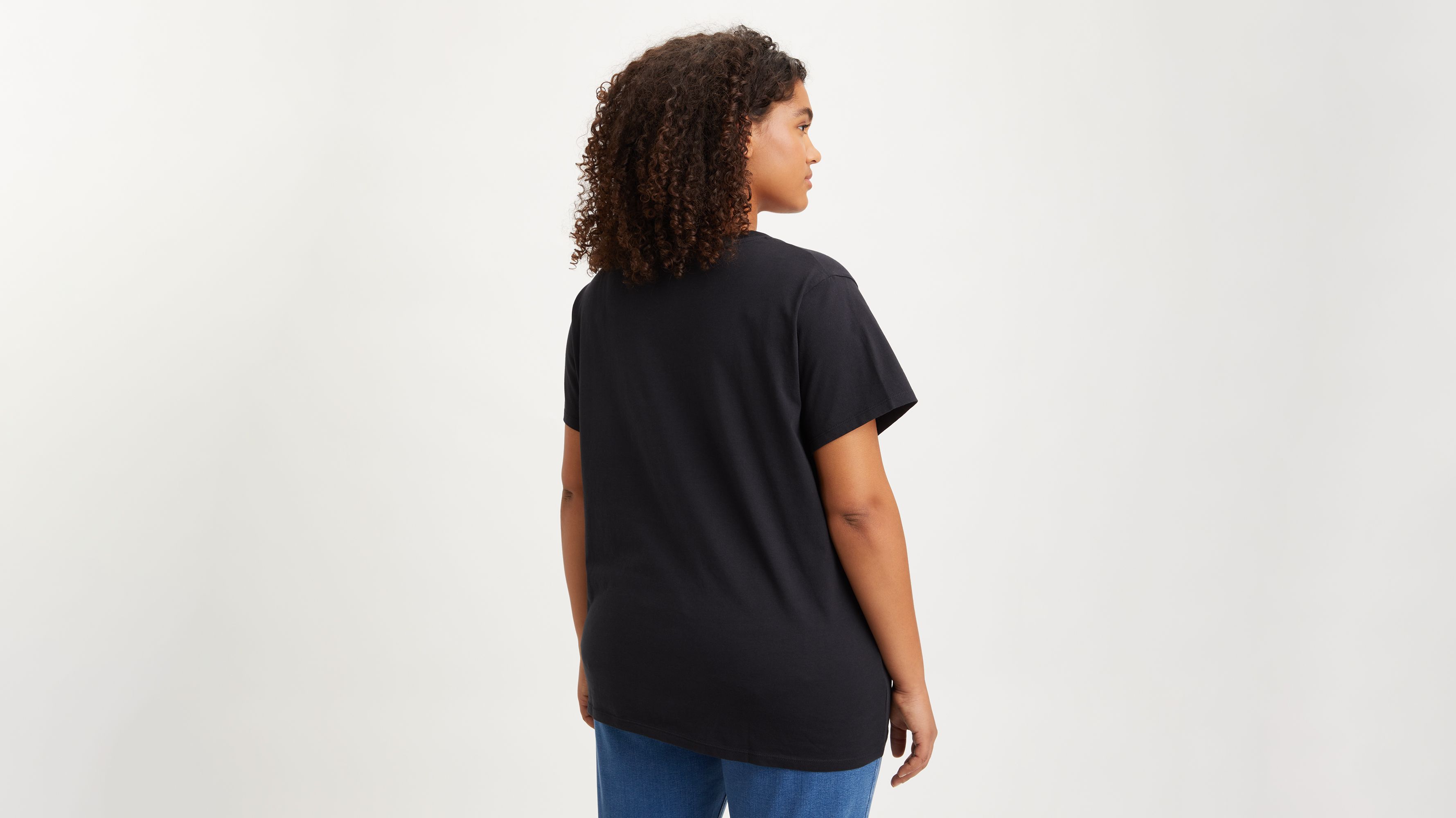 The Perfect V-neck (plus) - Black | Levi's® GB