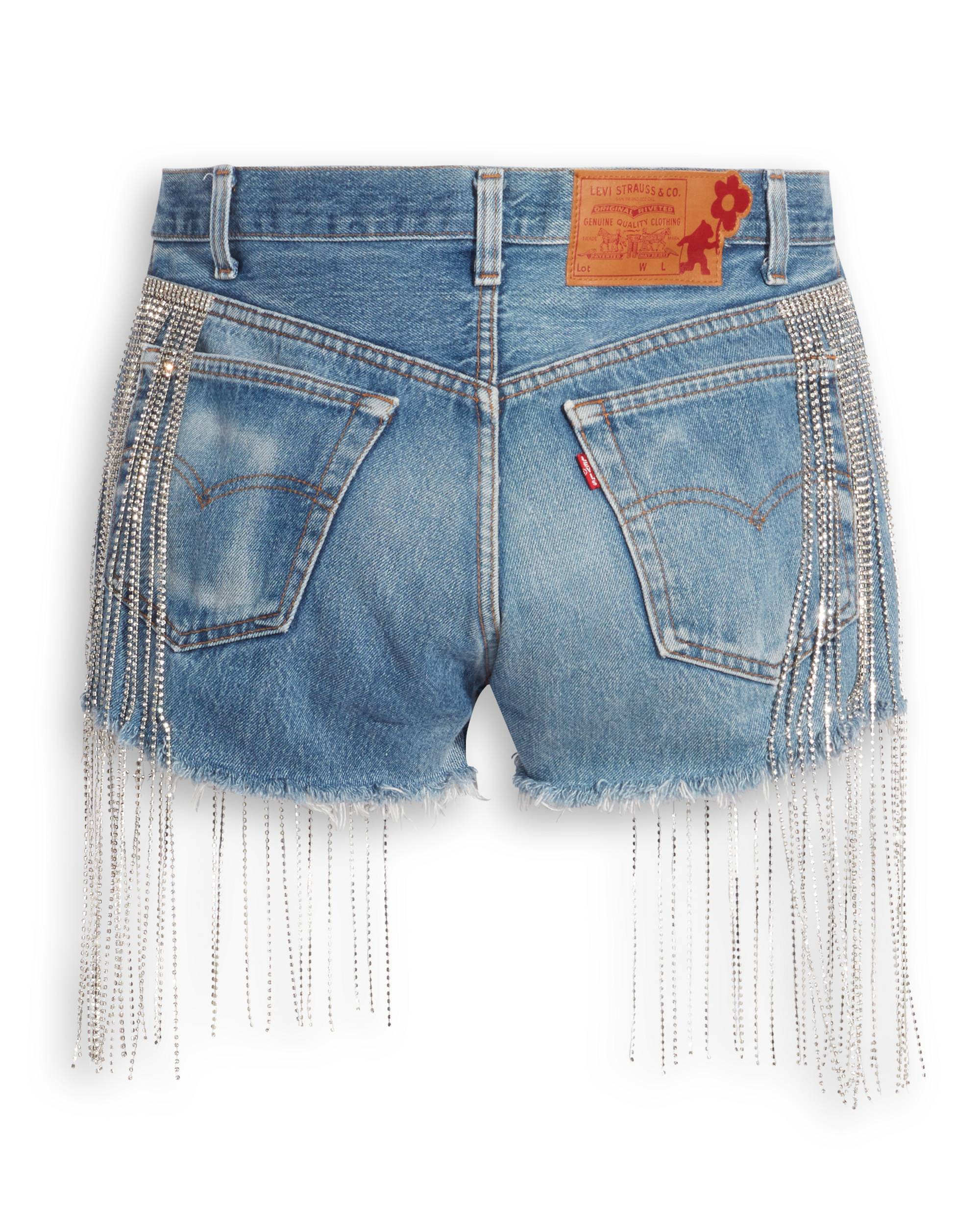 Levi's® X Naomi Osaka Crystal Shorts - Blue | Levi's® US Levi's® X Naomi Osaka Crystal Shorts - Blue | Levi's® US