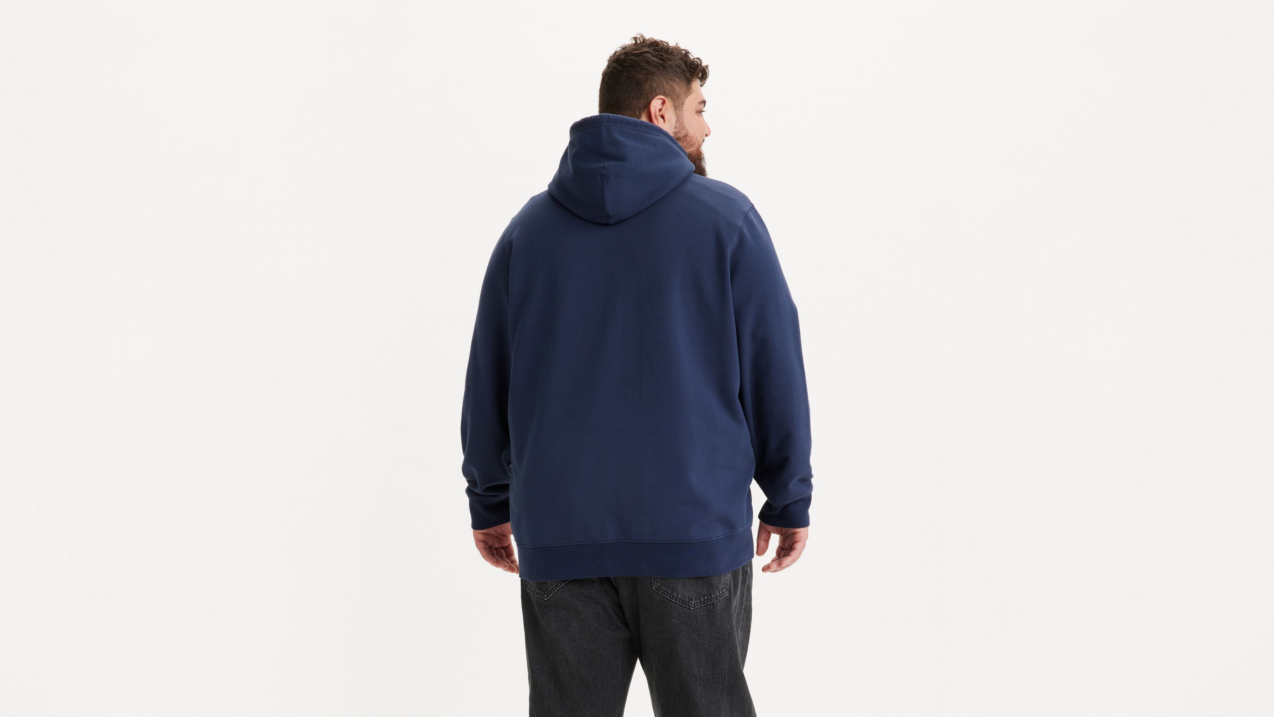 New Original Zip-up Hoodie (big & Tall) - Blue | Levi's® AD