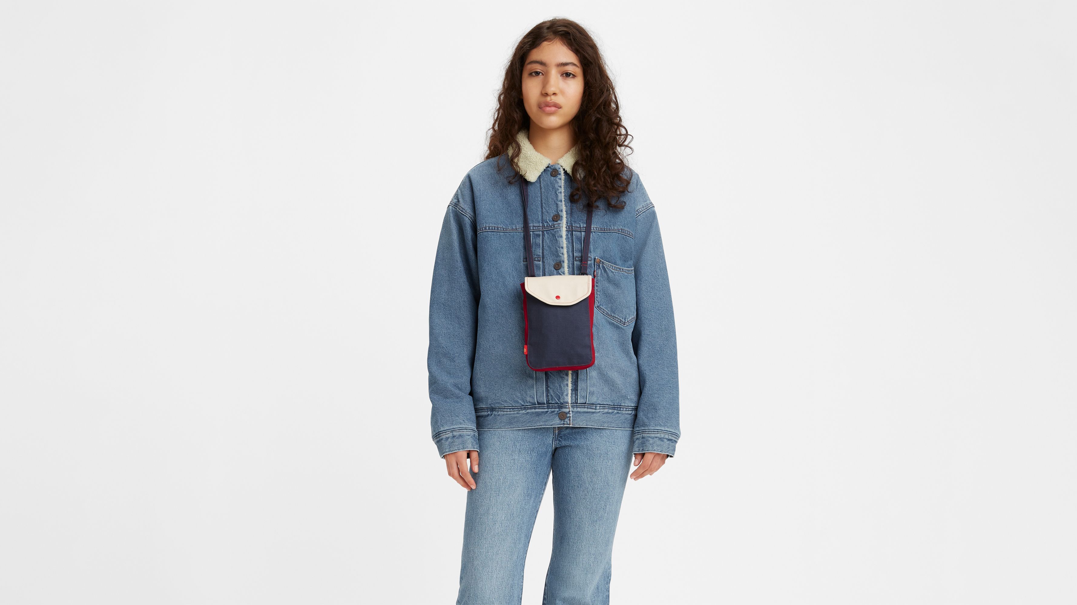 Levi’s® Red™ Sherpa Trucker Jacket - Blue | Levi's® ME