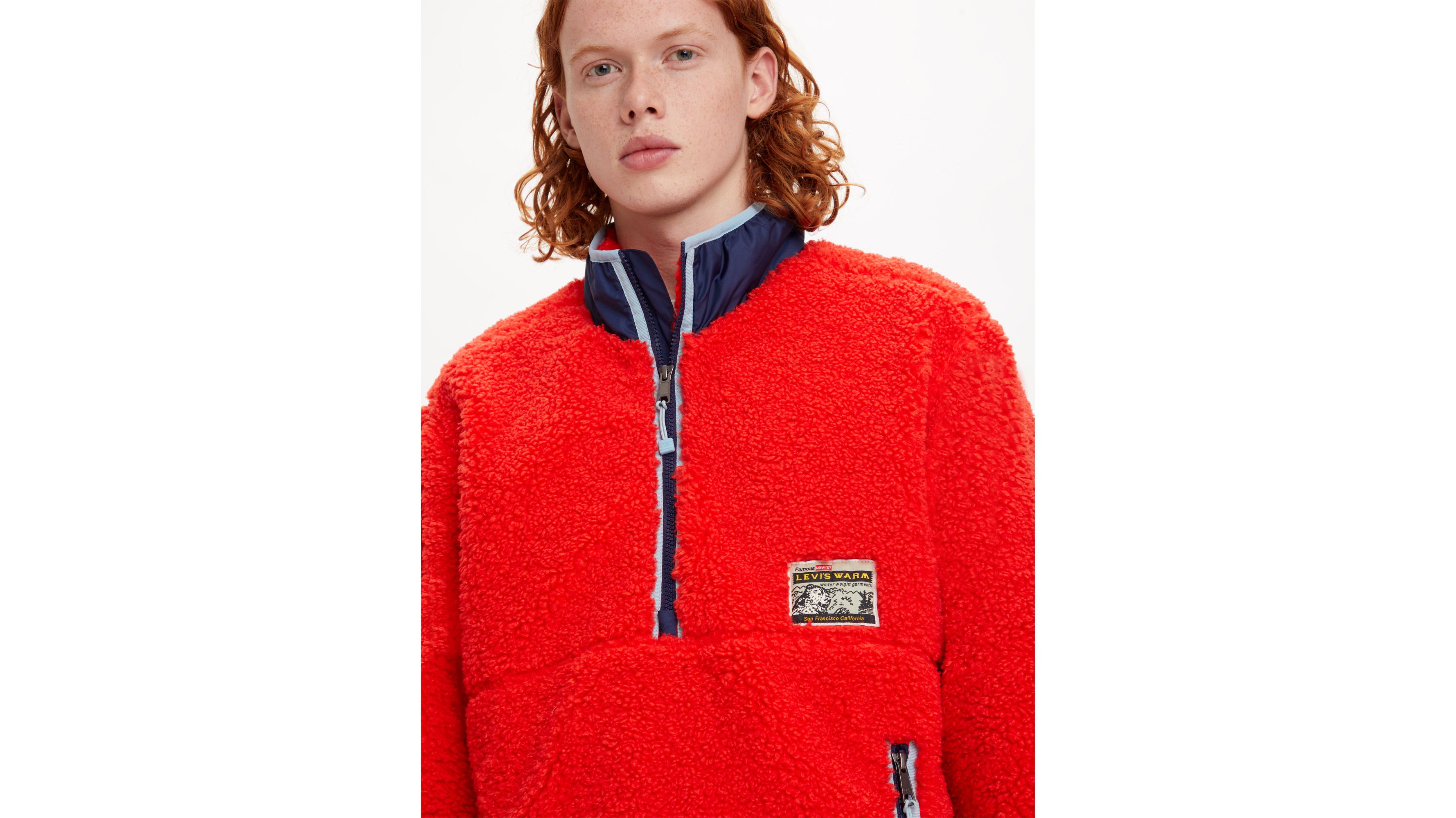 Lakeside Mockneck Jacket - Red | Levi's® DK