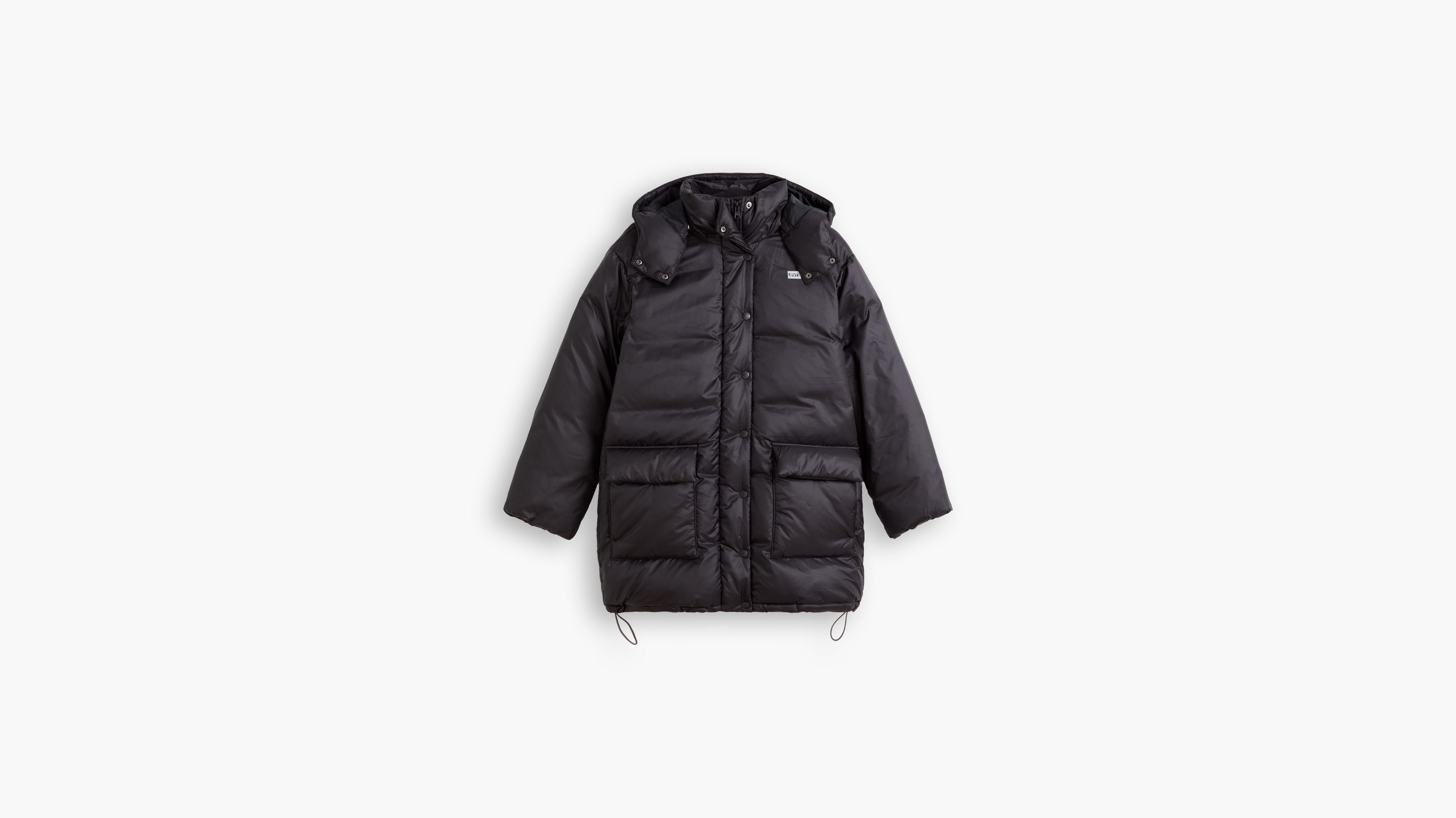 Luna Core Puffer Mid Jacket - Black | Levi's® AT