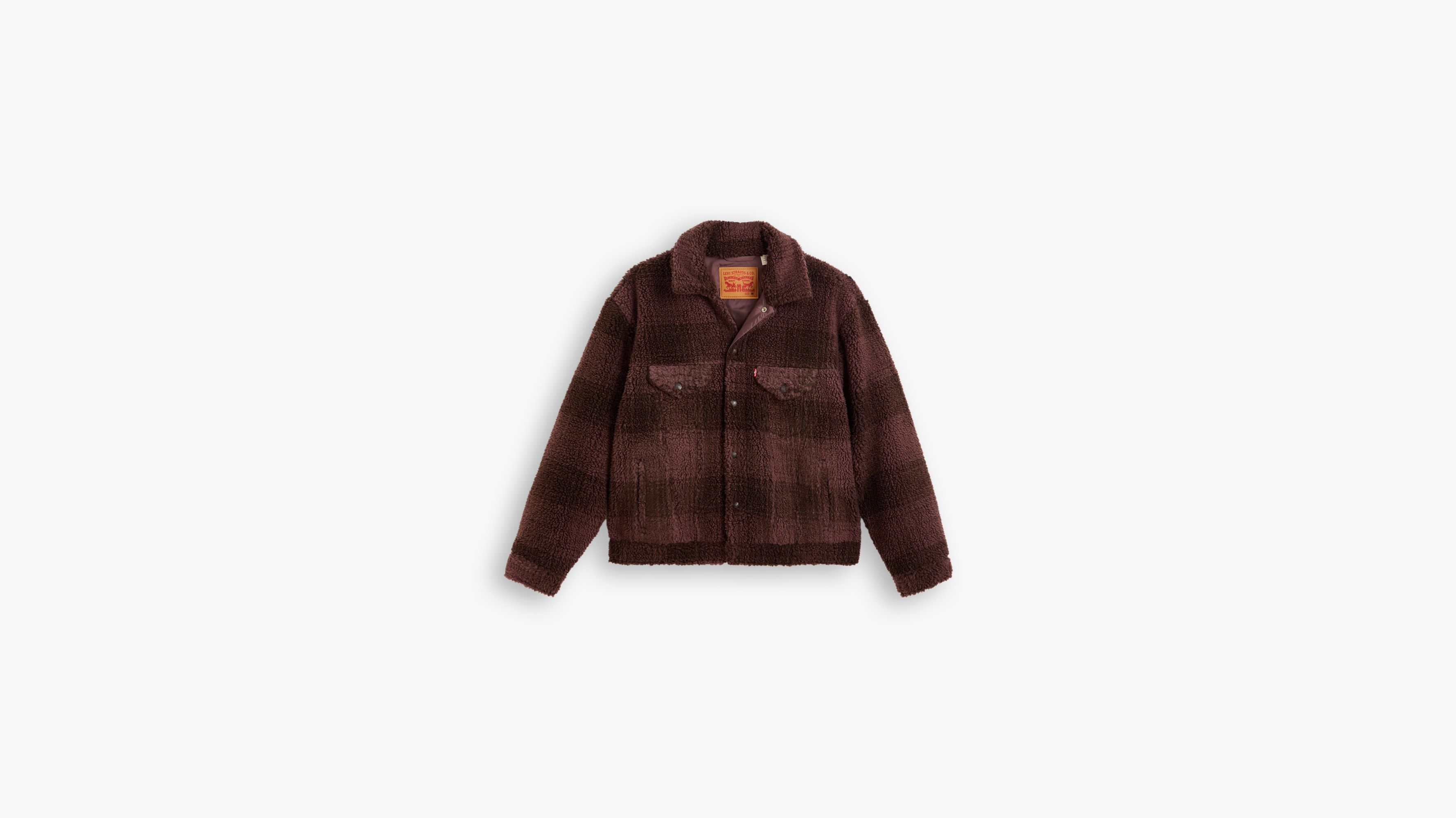 Cozy Vintage Relaxed Fit Sherpa Trucker Jacket - Brown | Levi's® US