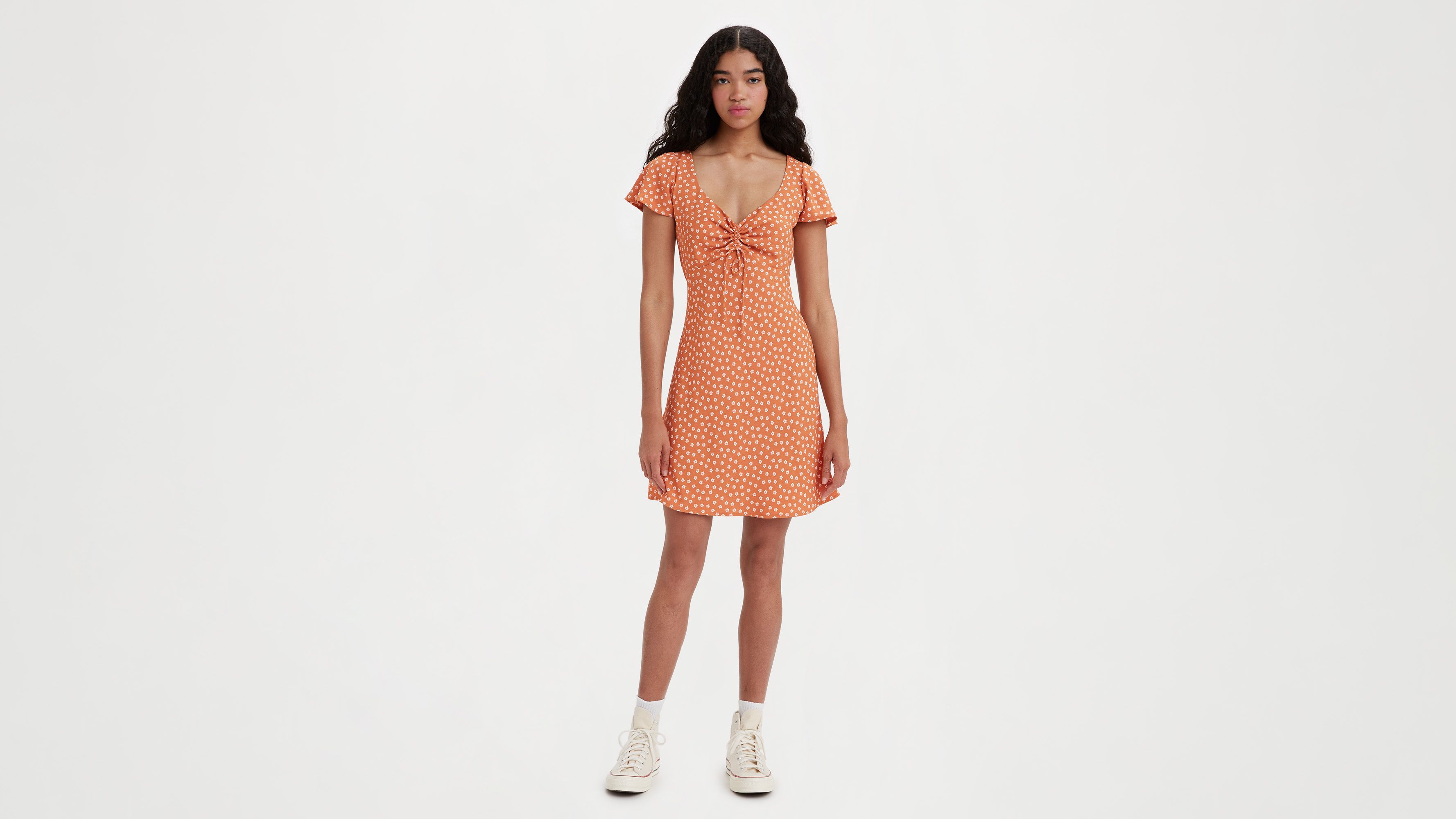 Skylar Flutter Sleeve Dress - Multi-color | Levi's® US