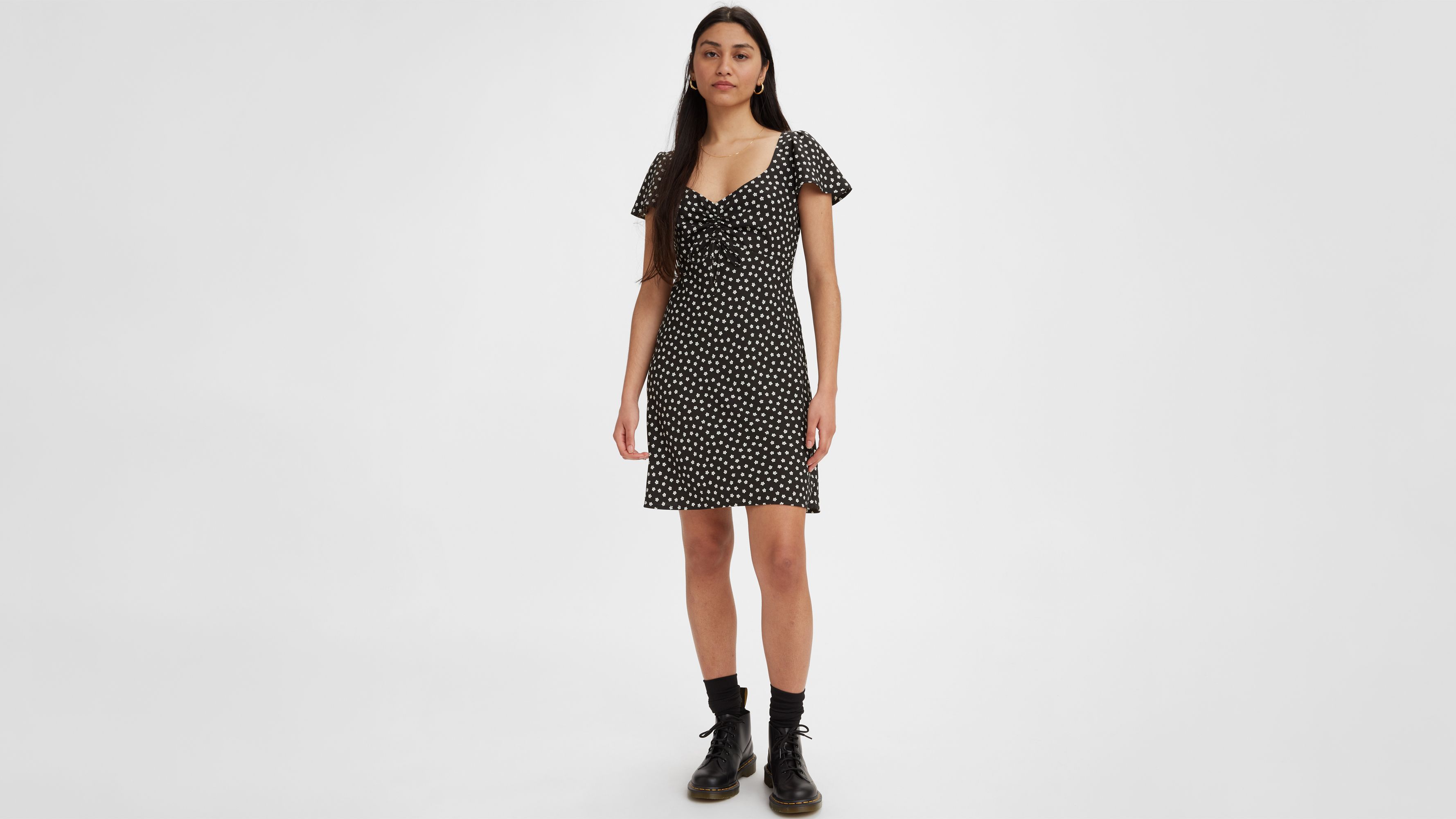 Skylar Flutter Sleeve Dress - Multi-color | Levi's® US