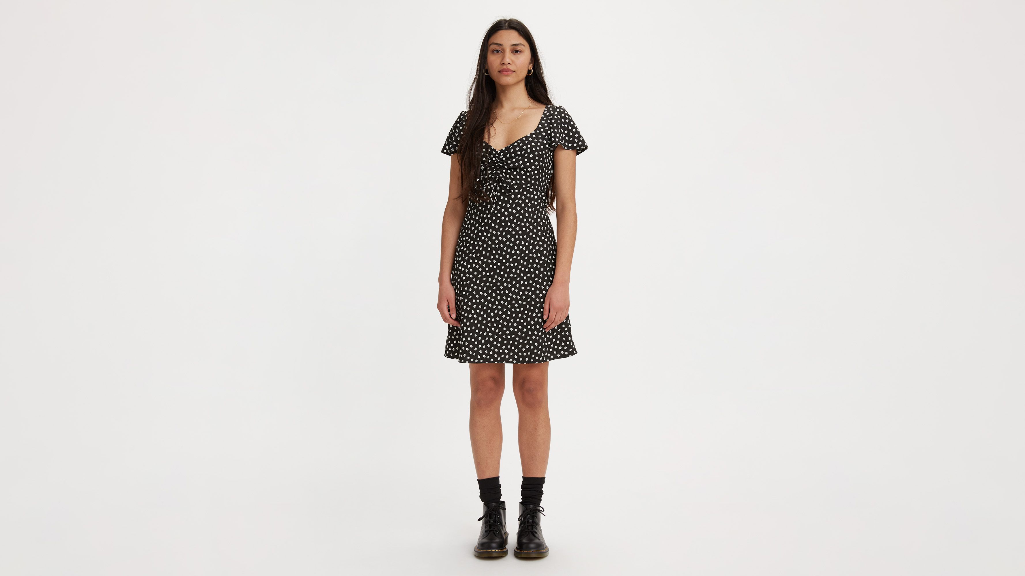Skylar Flutter Sleeve Dress - Multi-color | Levi's® US