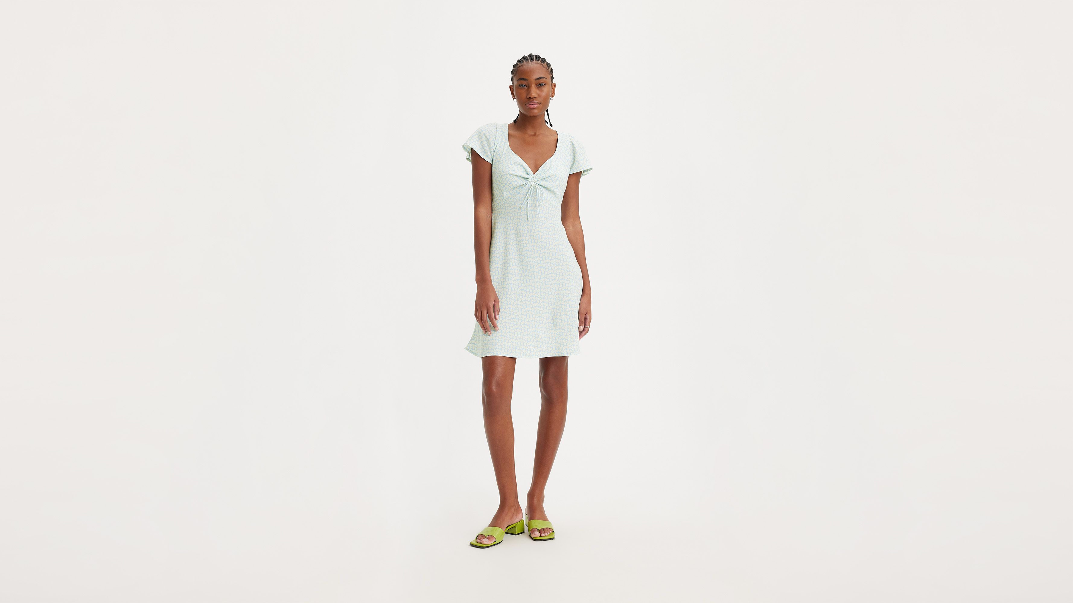 Skylar Flutter Sleeve Dress - Blue | Levi's® US