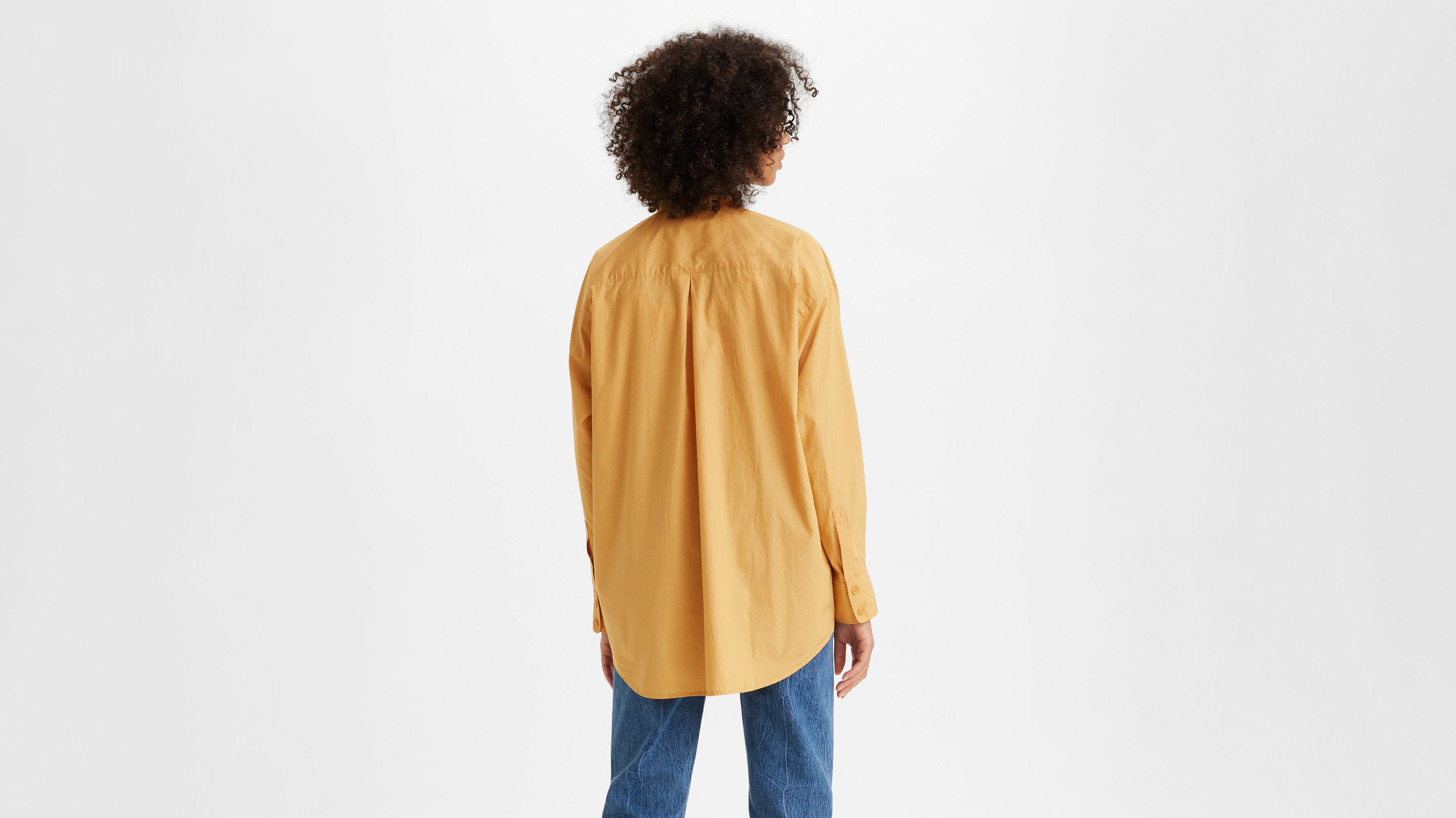 Nola Oversized Button Up Shirt - Yellow | Levi's® US