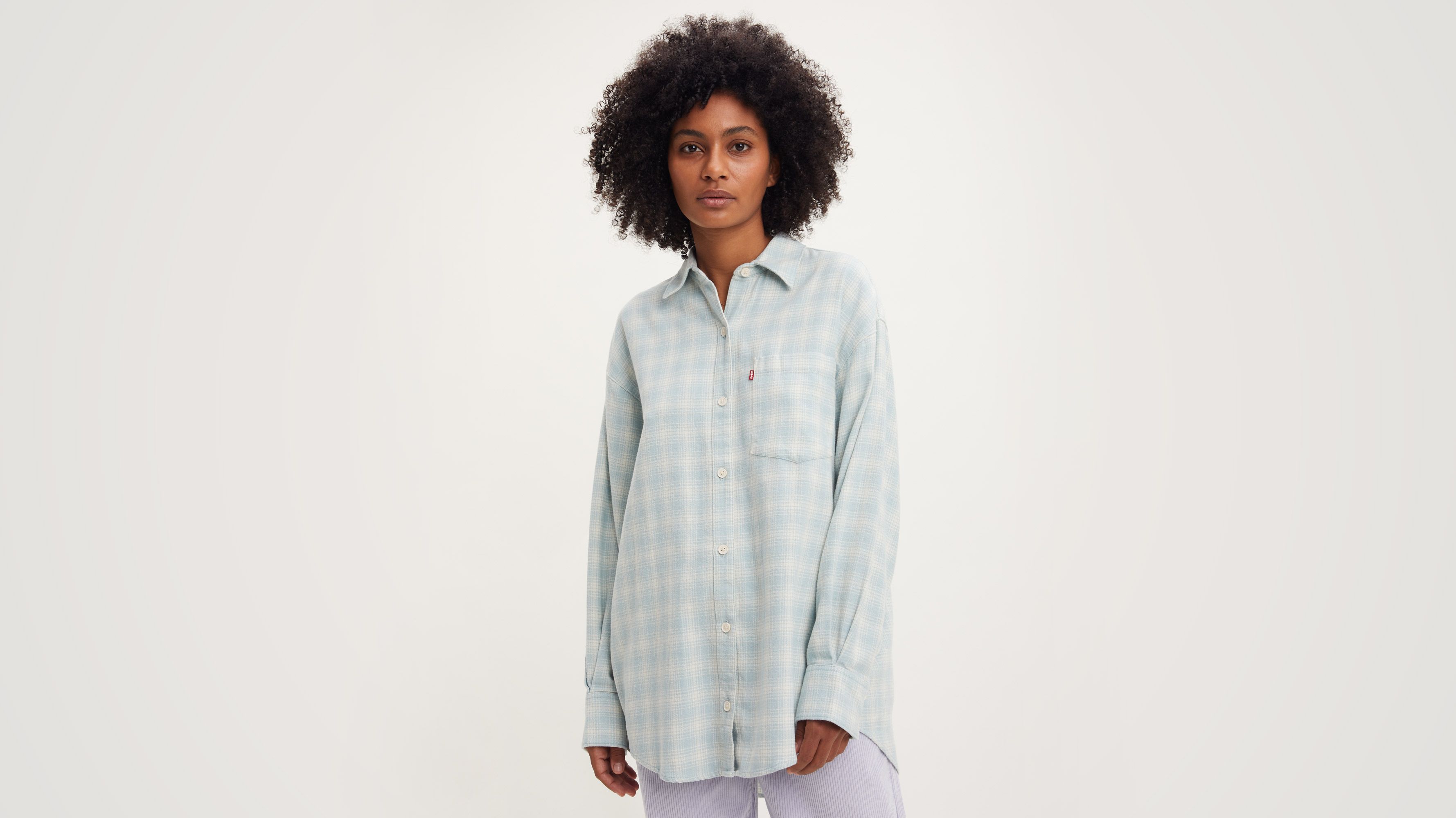 Nola Oversized Button Up Shirt - Blue | Levi's® US