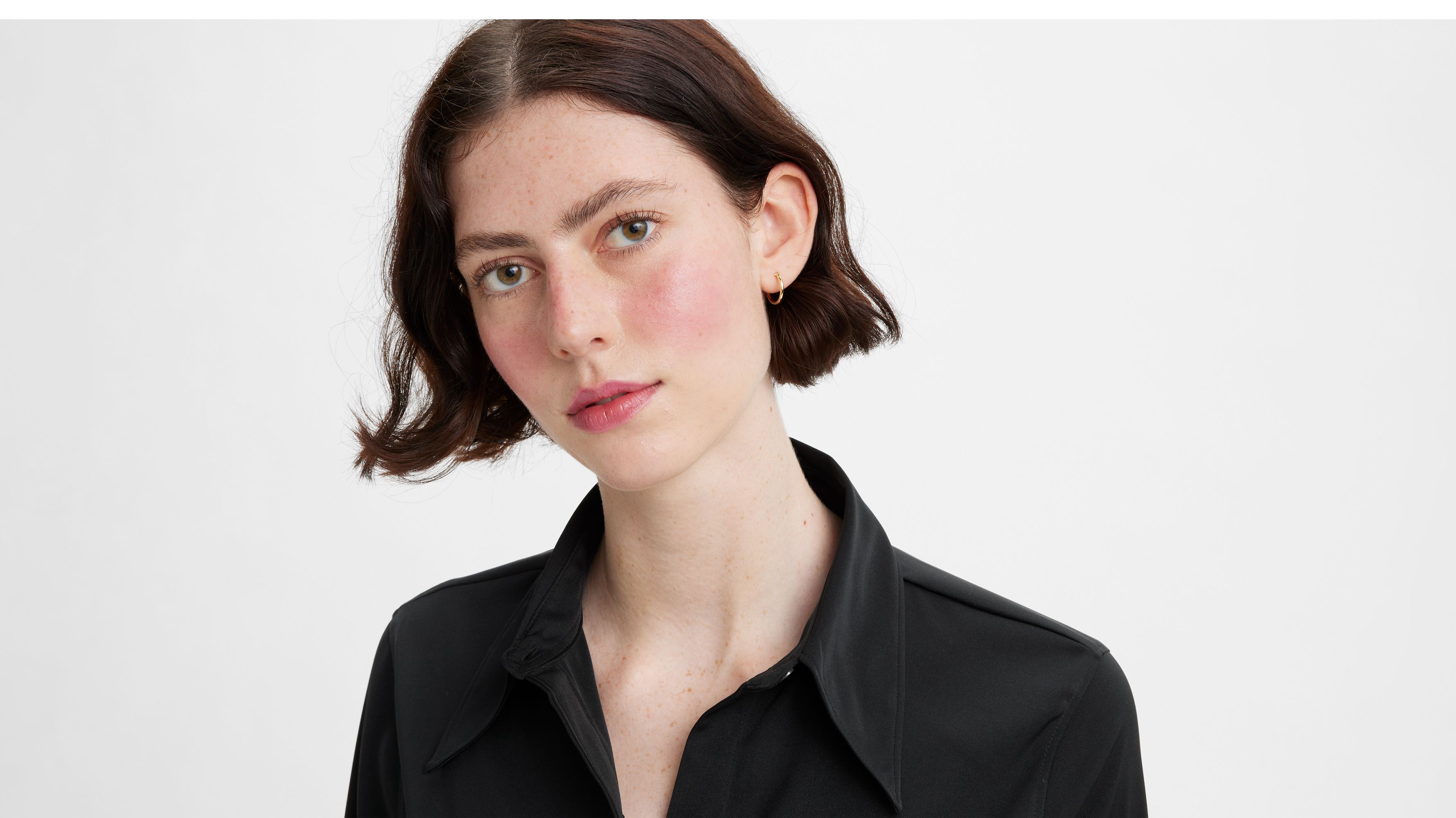 Rilynn Silky Shirt - Black | Levi's® CA